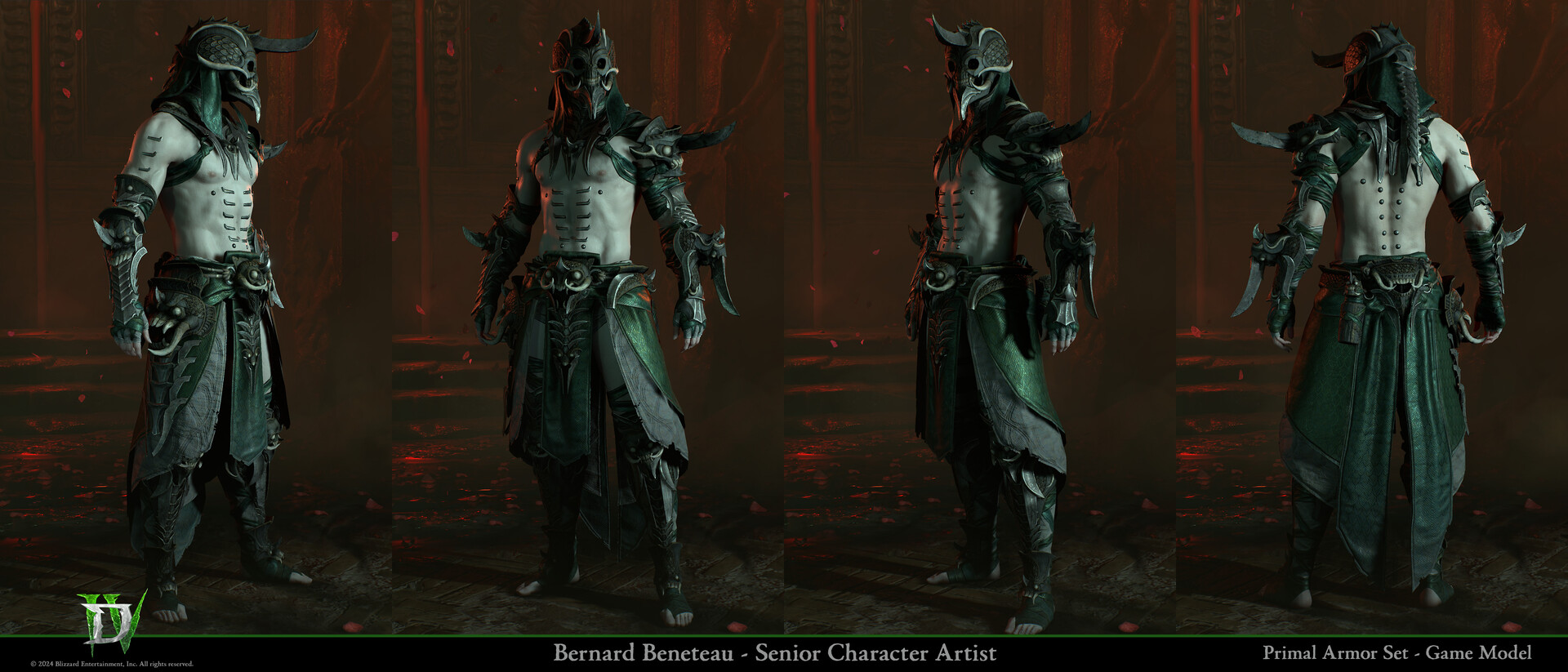 Bernard Beneteau - Diablo IV: Vessel of Hatred - Primal Armor Set