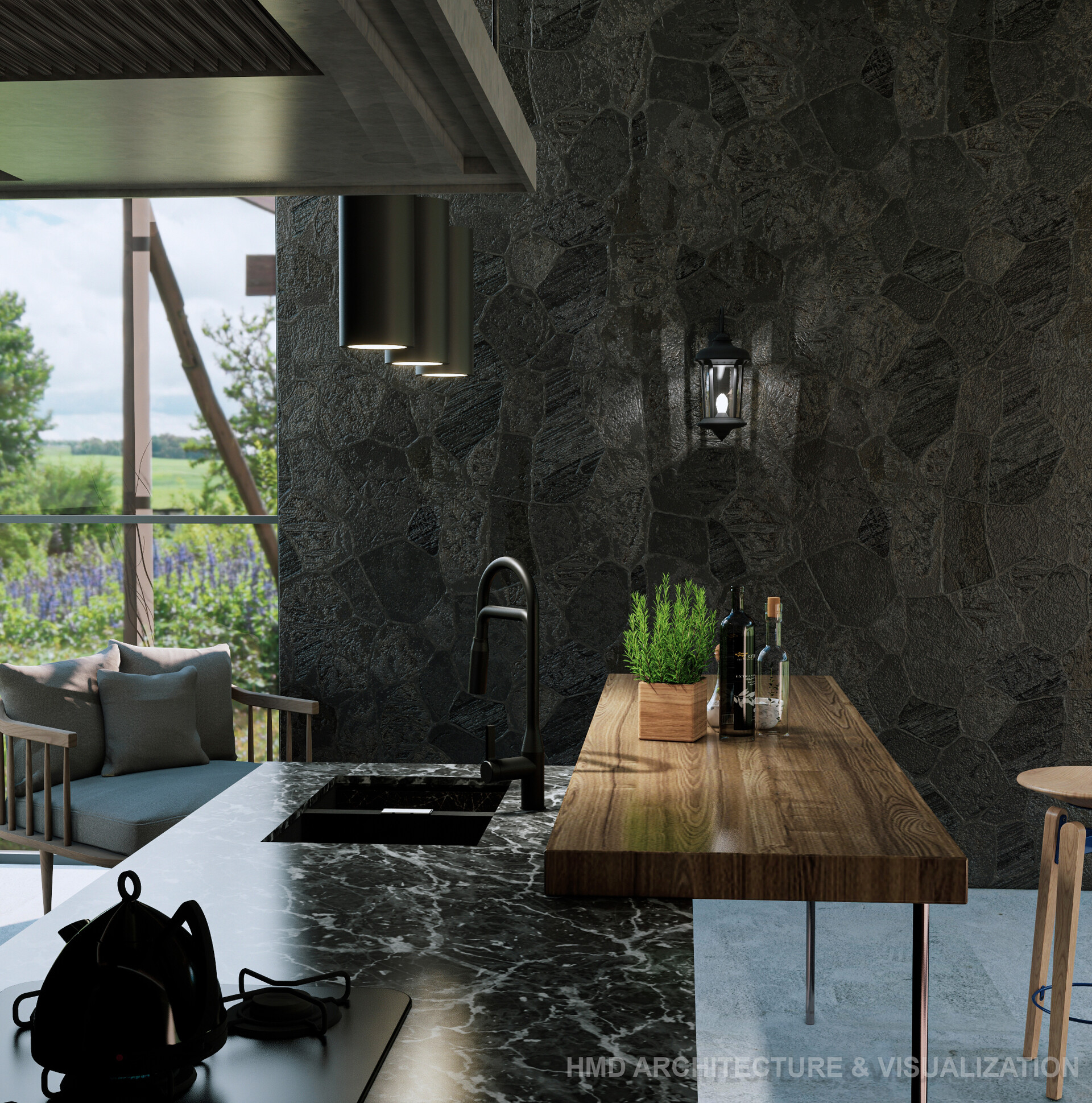 ArtStation - Architecture & Visualization | Kitchen