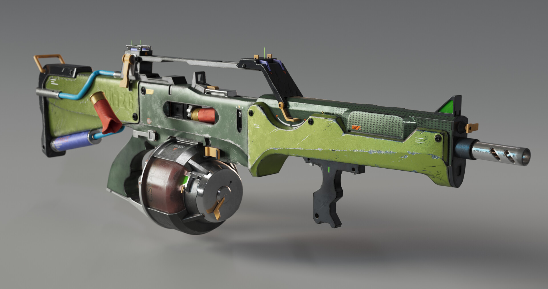 ArtStation - Hard-Surface Gun