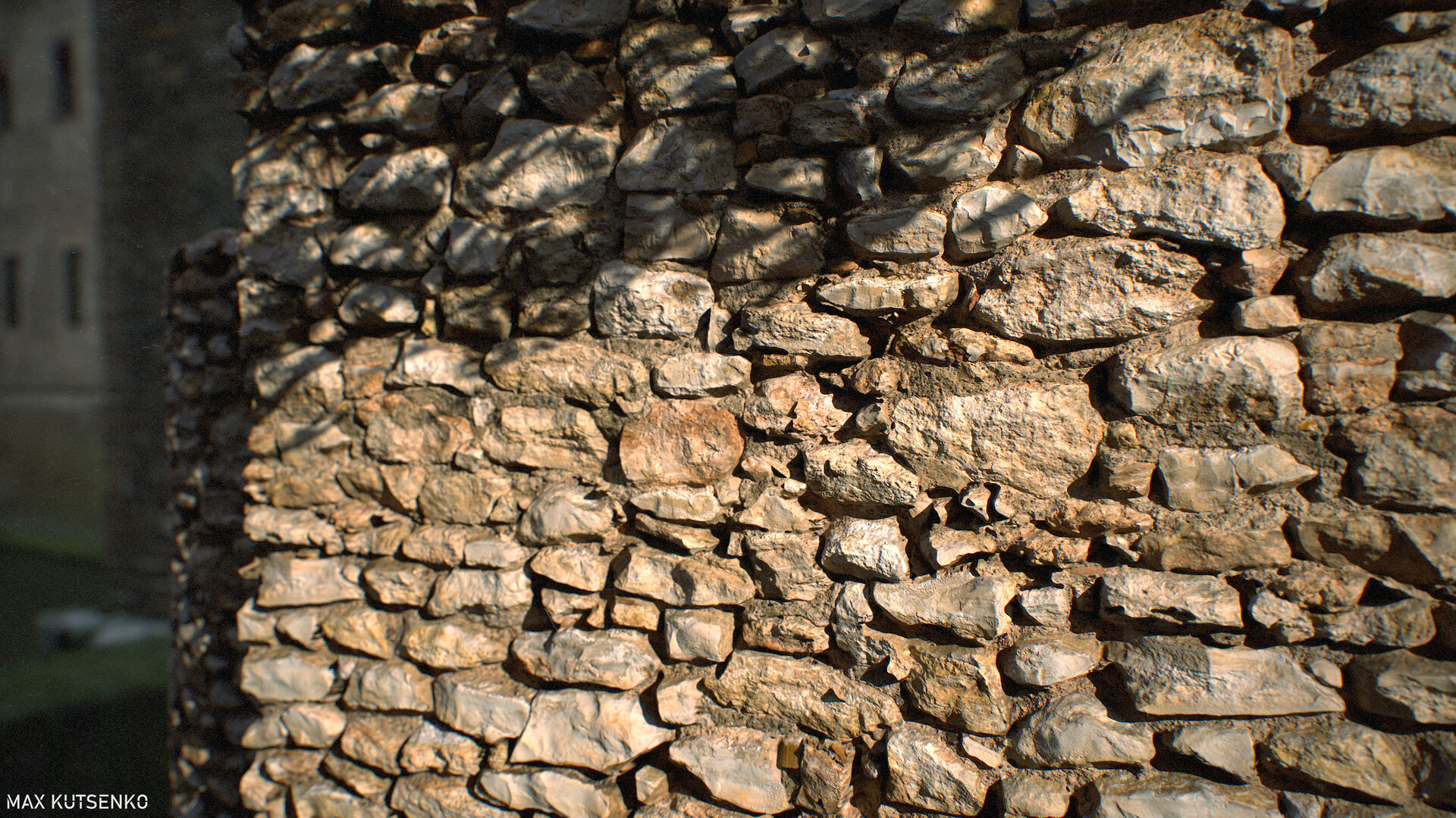 Max Kutsenko - Stone wall scan