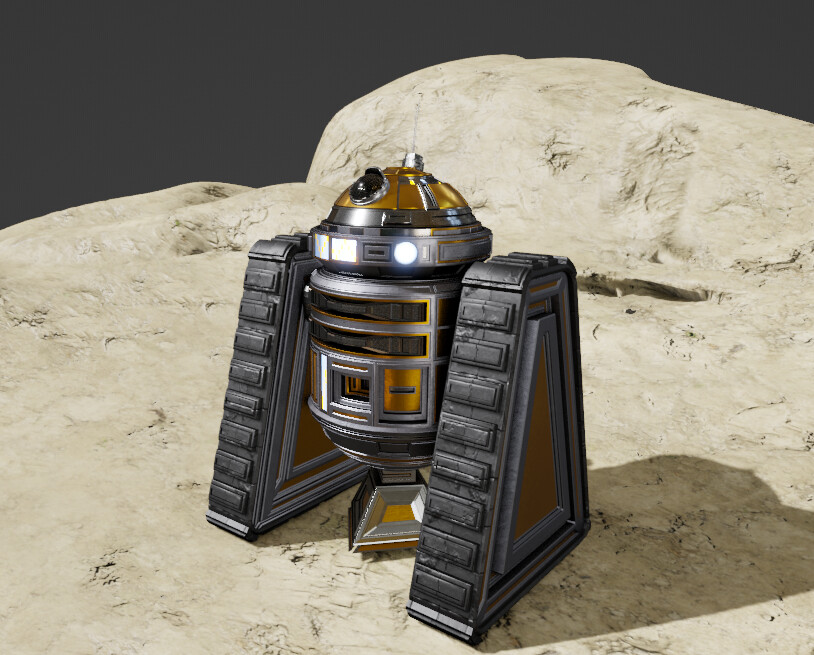 ArtStation - Sand crawling R2 series astromech/Custom Droid (3D)