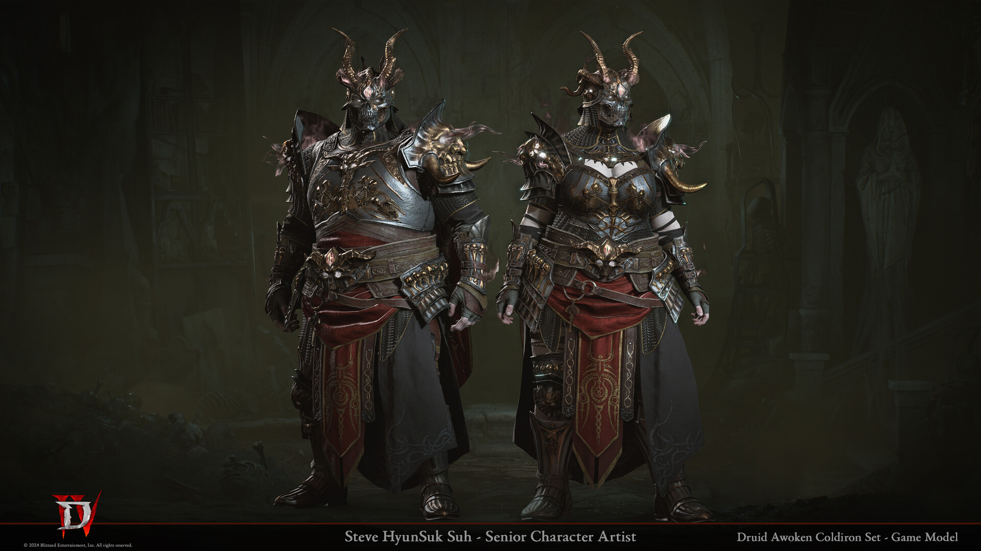 Steve HyunSuk Suh - Diablo IV Season 01 - Battle Pass Armorset Coldiron