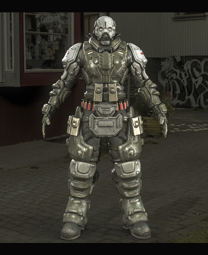 ArtStation - F.E.A.R. 2 Replica Soldier