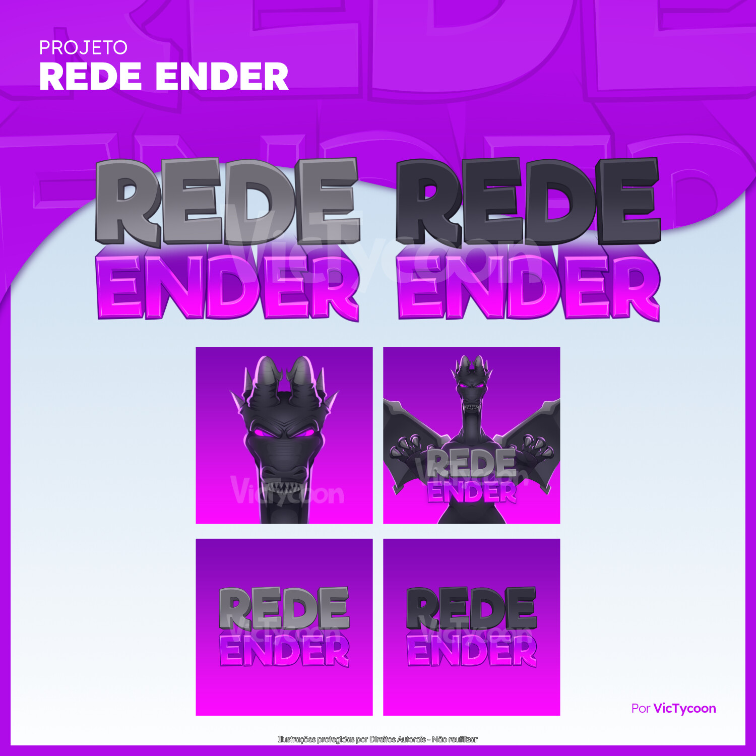 VicTycoon Art - PROJETO - Rede Ender (Minecraft Server)