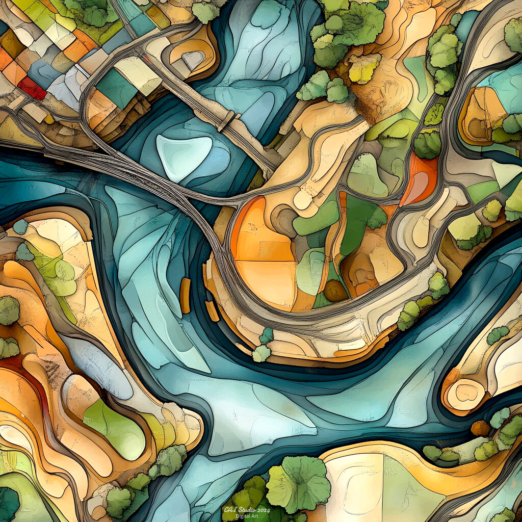 ArtStation - Air view from ....