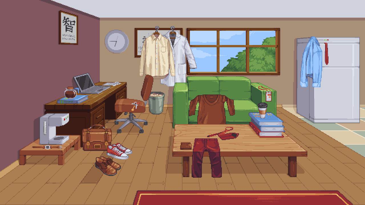 animated dressing room