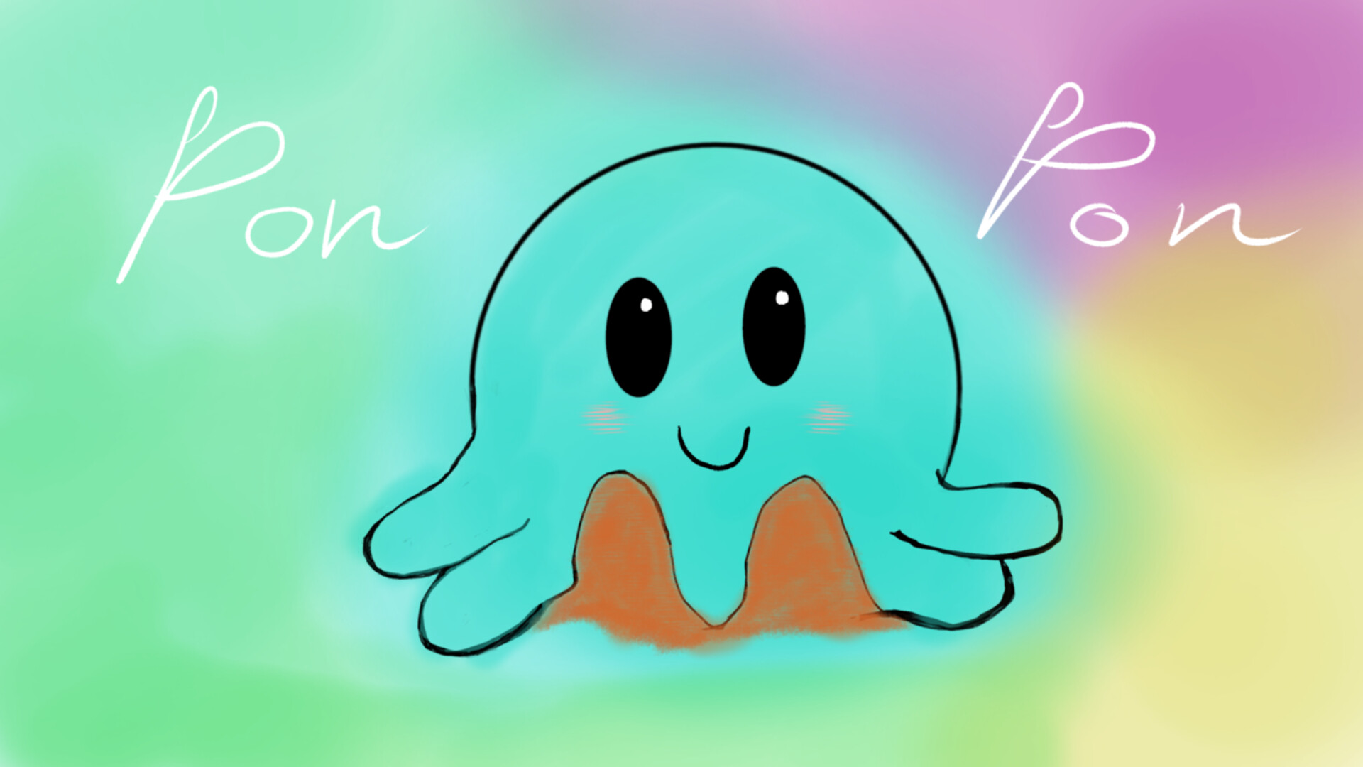 ArtStation - PonPon- A Cheerful Octopus