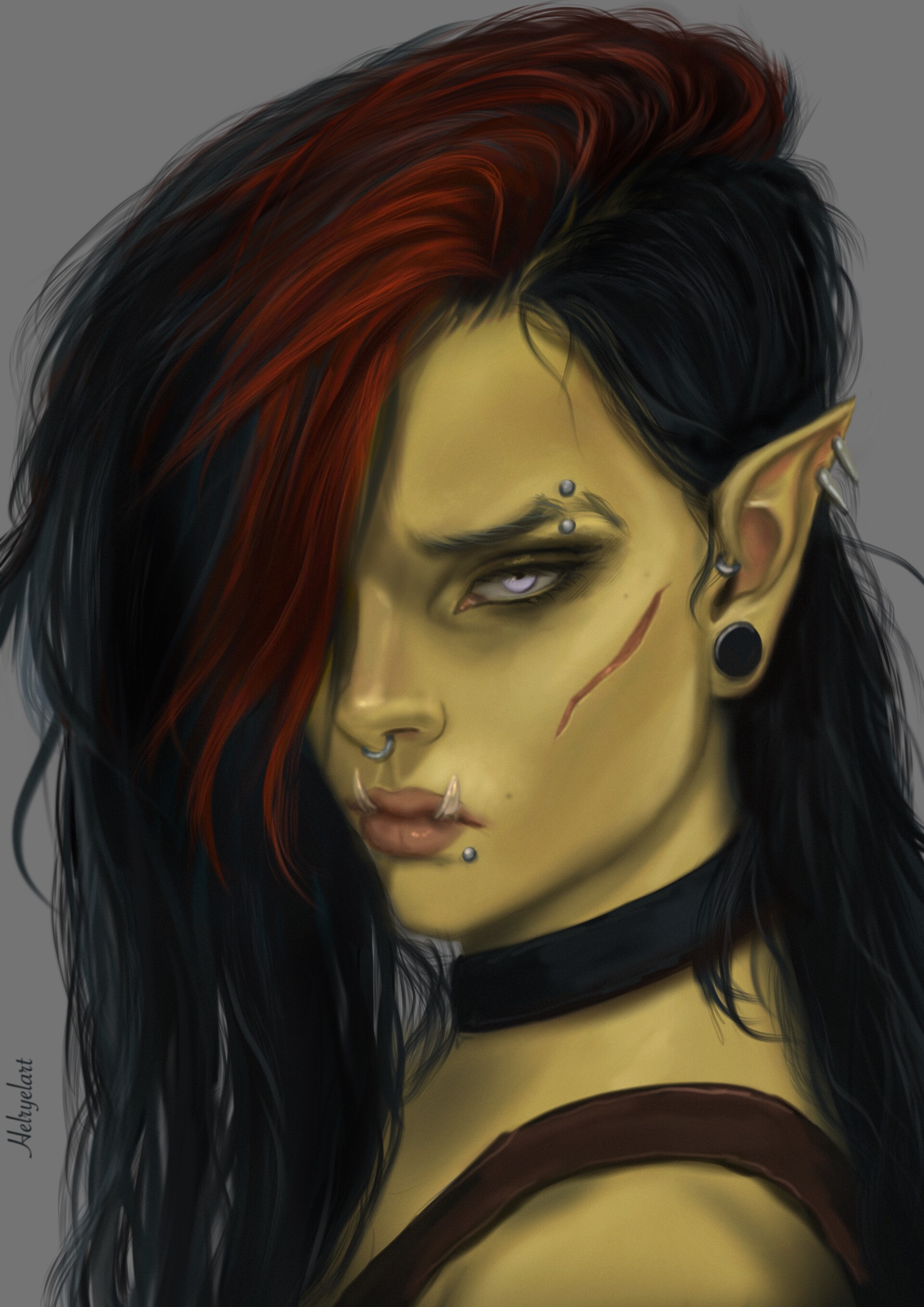 ArtStation - Half Orc Redra