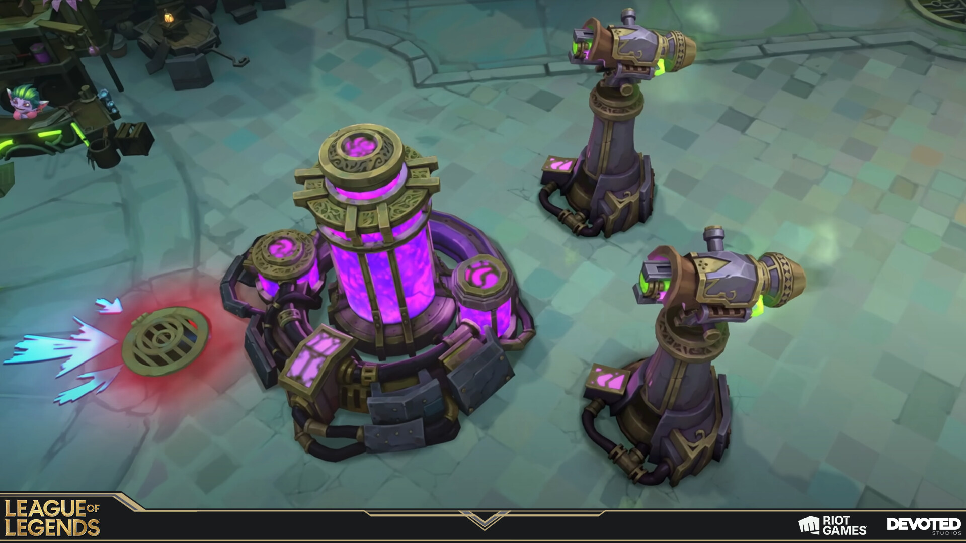 ZUGZUG Studio - League of Legends - Bridge of Progress, Zaun Structures