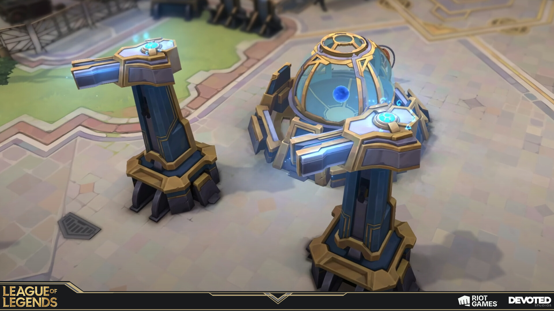 ZUGZUG Studio - League of Legends - Bridge of Progress, Piltover Structures