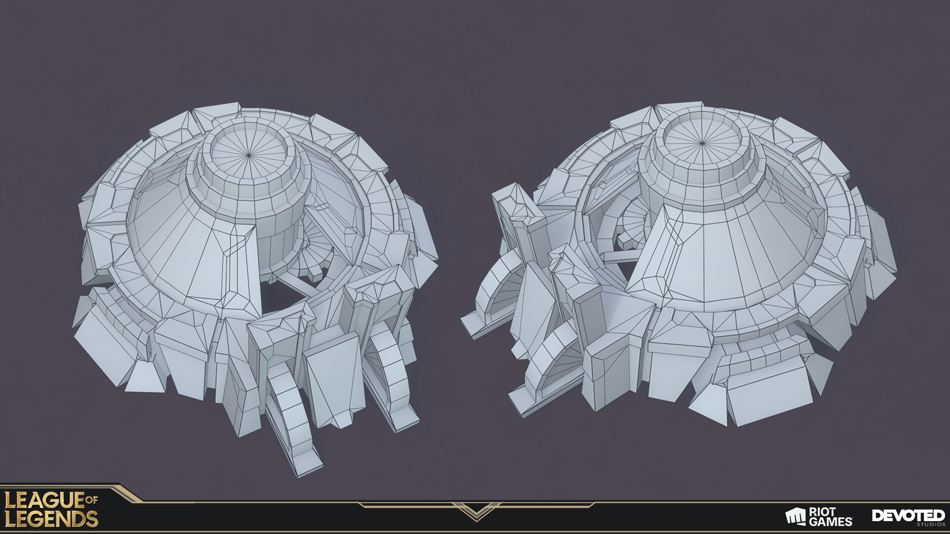 ZUGZUG Studio - League of Legends - Bridge of Progress, Piltover Structures