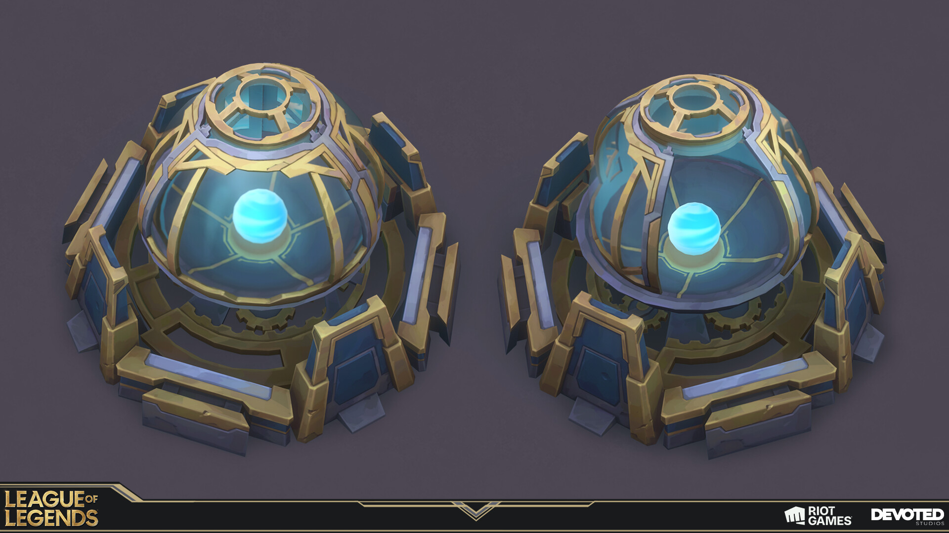 ZUGZUG Studio - League of Legends - Bridge of Progress, Piltover Structures