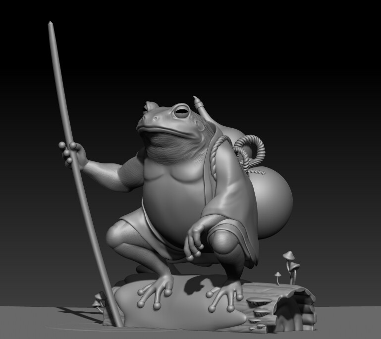 ArtStation - Oogama Toad Warrior