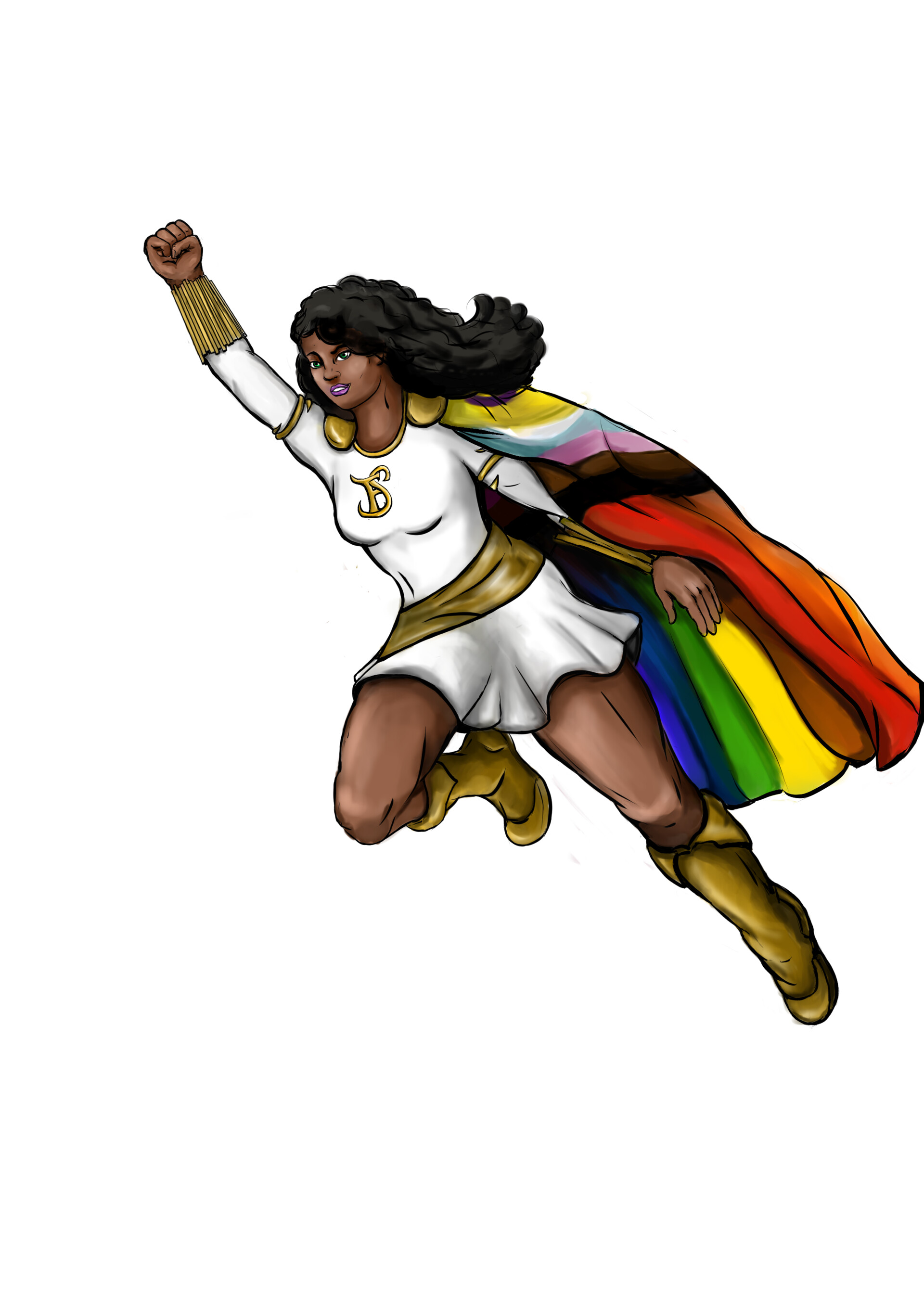 ArtStation - Esther Starlig -Supper Womam-Super TV Show