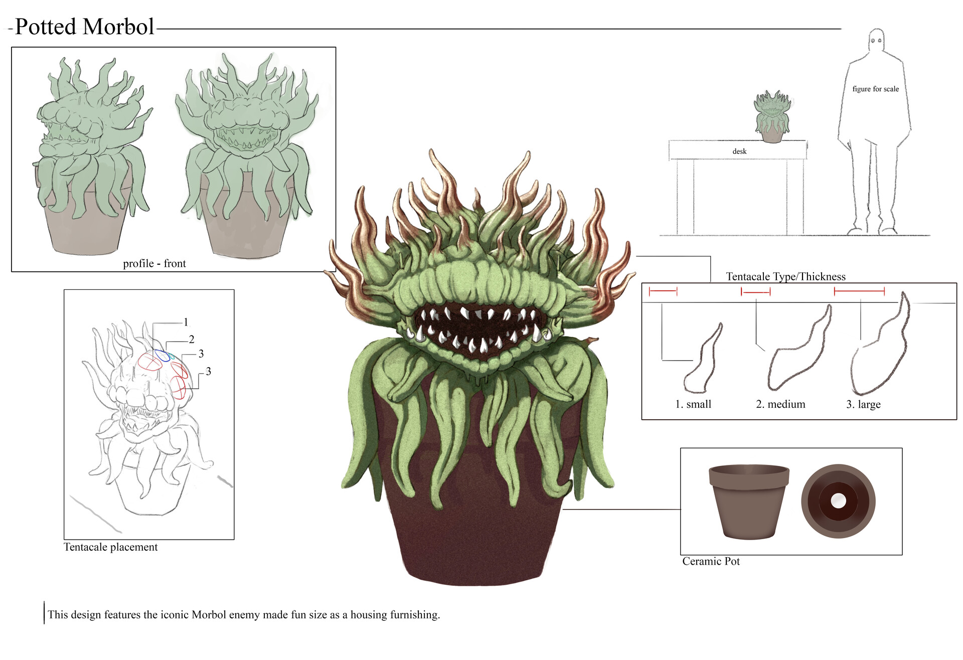 ArtStation - FFXIV Morbal Furnishing Object Concept