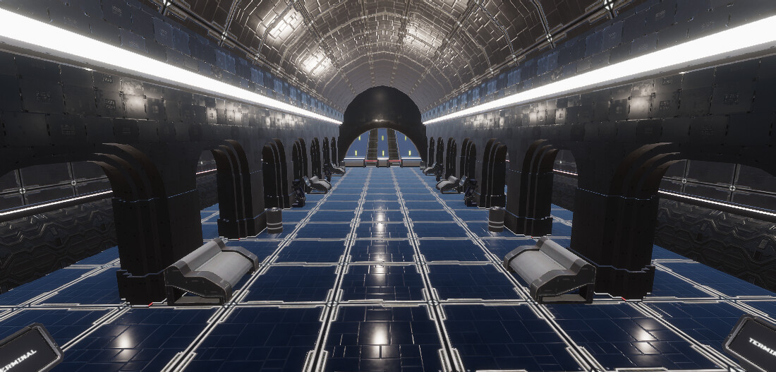 ArtStation - Sci-fi Subway