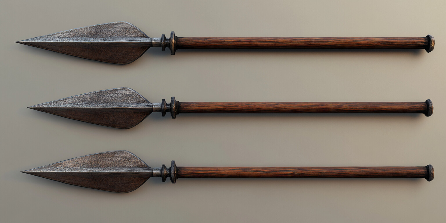 3D Head Sculpt References in 4K - Tika Art - +300 Medieval Spear Reference Images(4k)