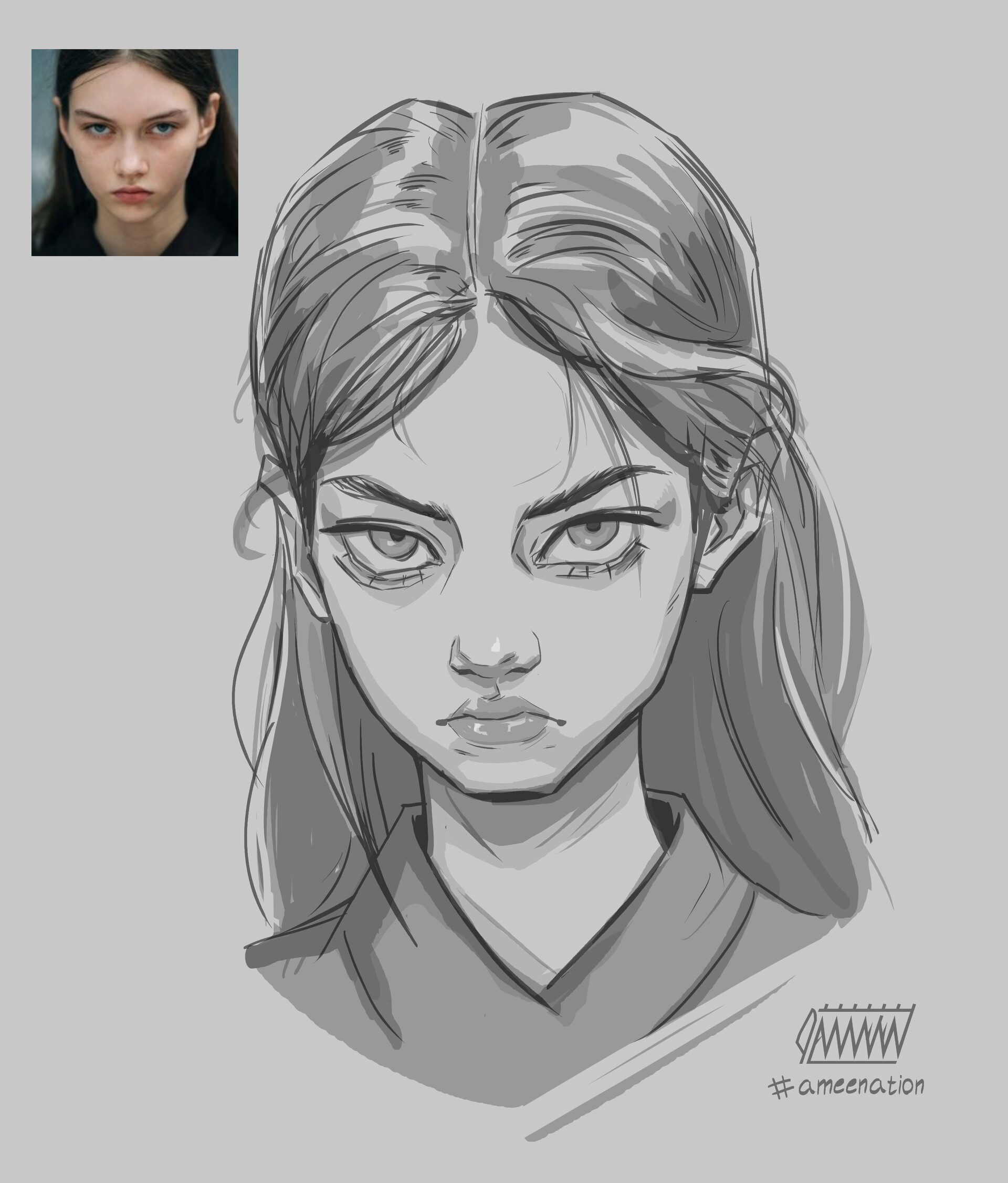 ArtStation - Stylised character portrait