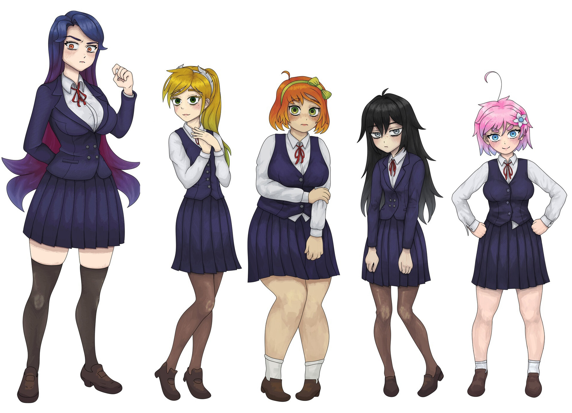 ArtStation - Sprites for visual novel "My Therapy"