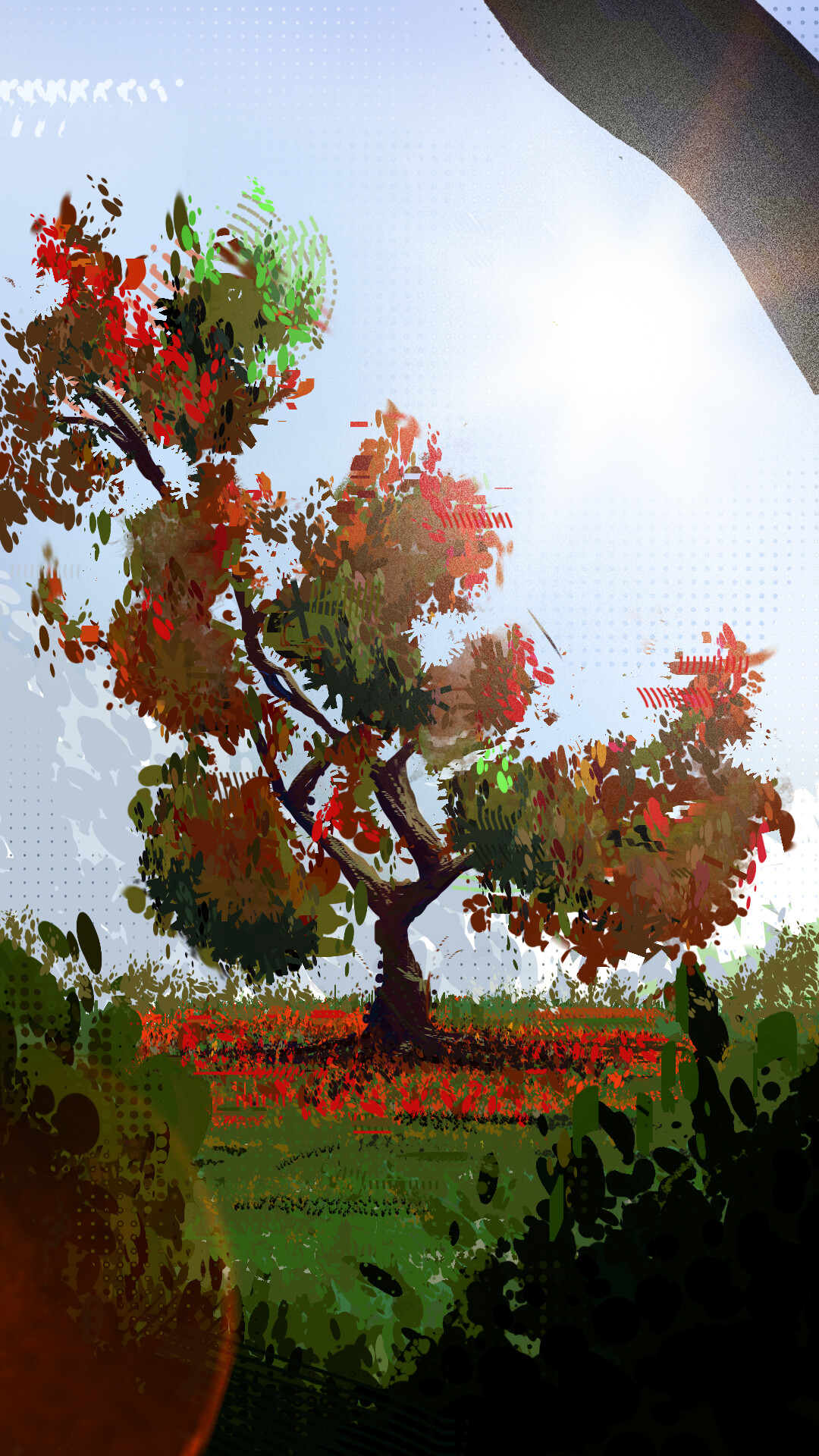 ArtStation - Autumn tree study