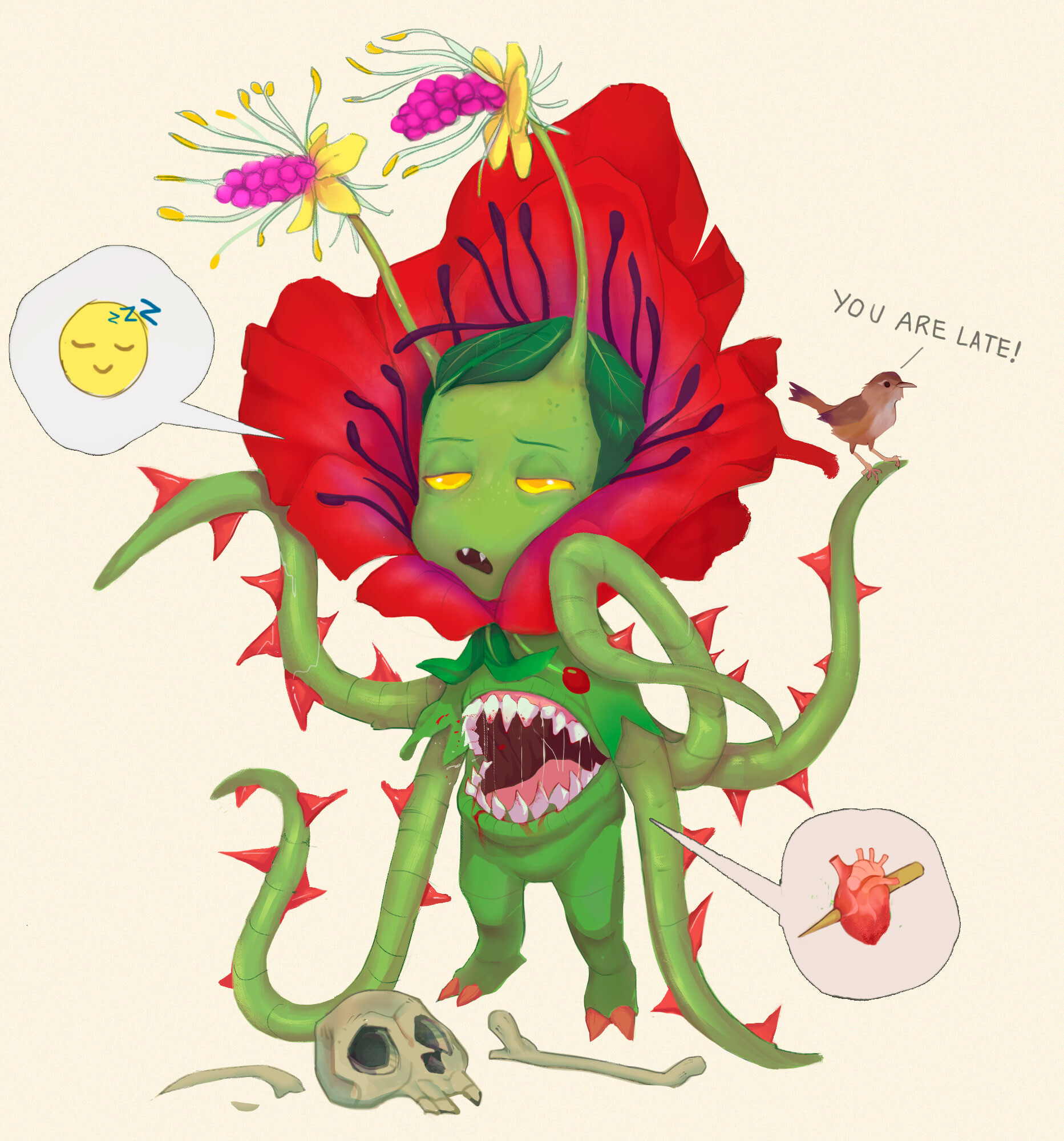 ArtStation - Carnivorous Plant - Character Design Challenge