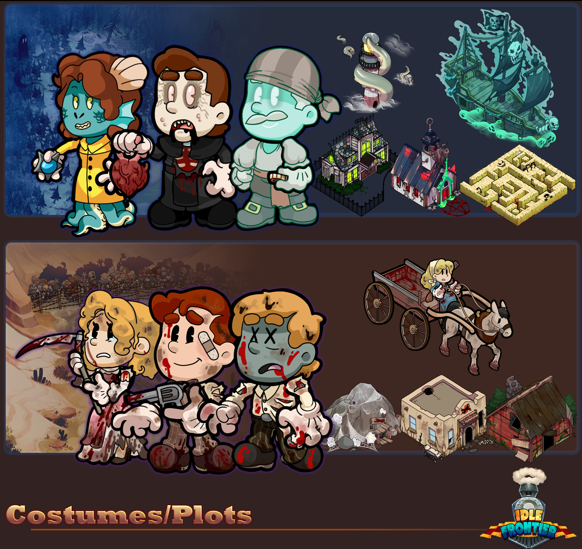 Kami Johnson - Idle Frontier:Tap Town Tycoon Event Costumes