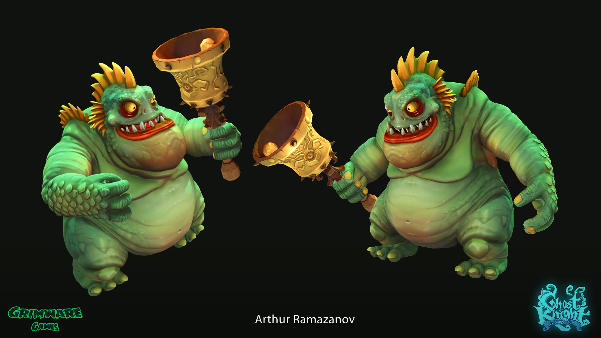 Arthur Ramazanov - Ghost Knight: A Dark Tale - Fishman MiniBoss