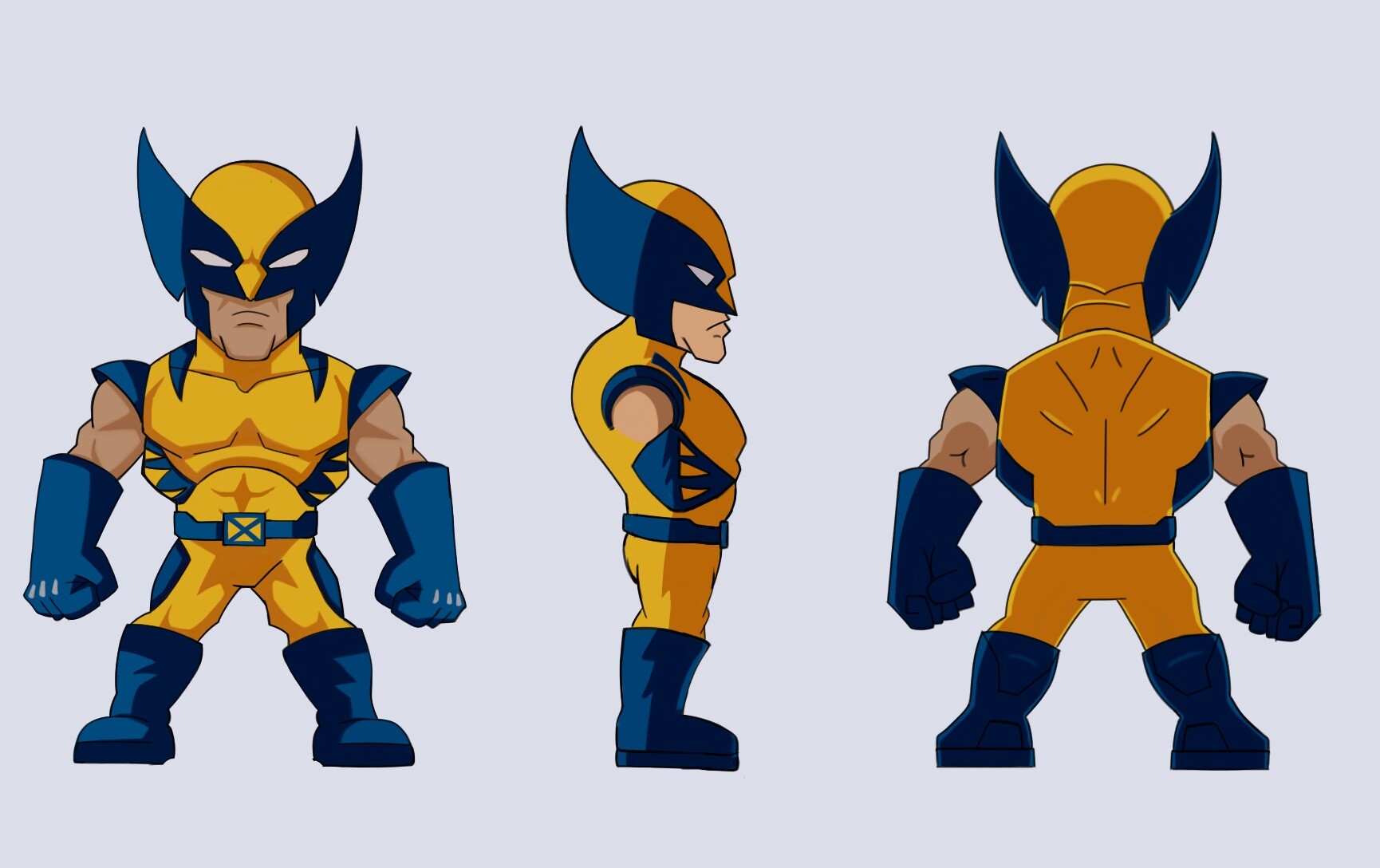 ArtStation - Wolverine character sheet