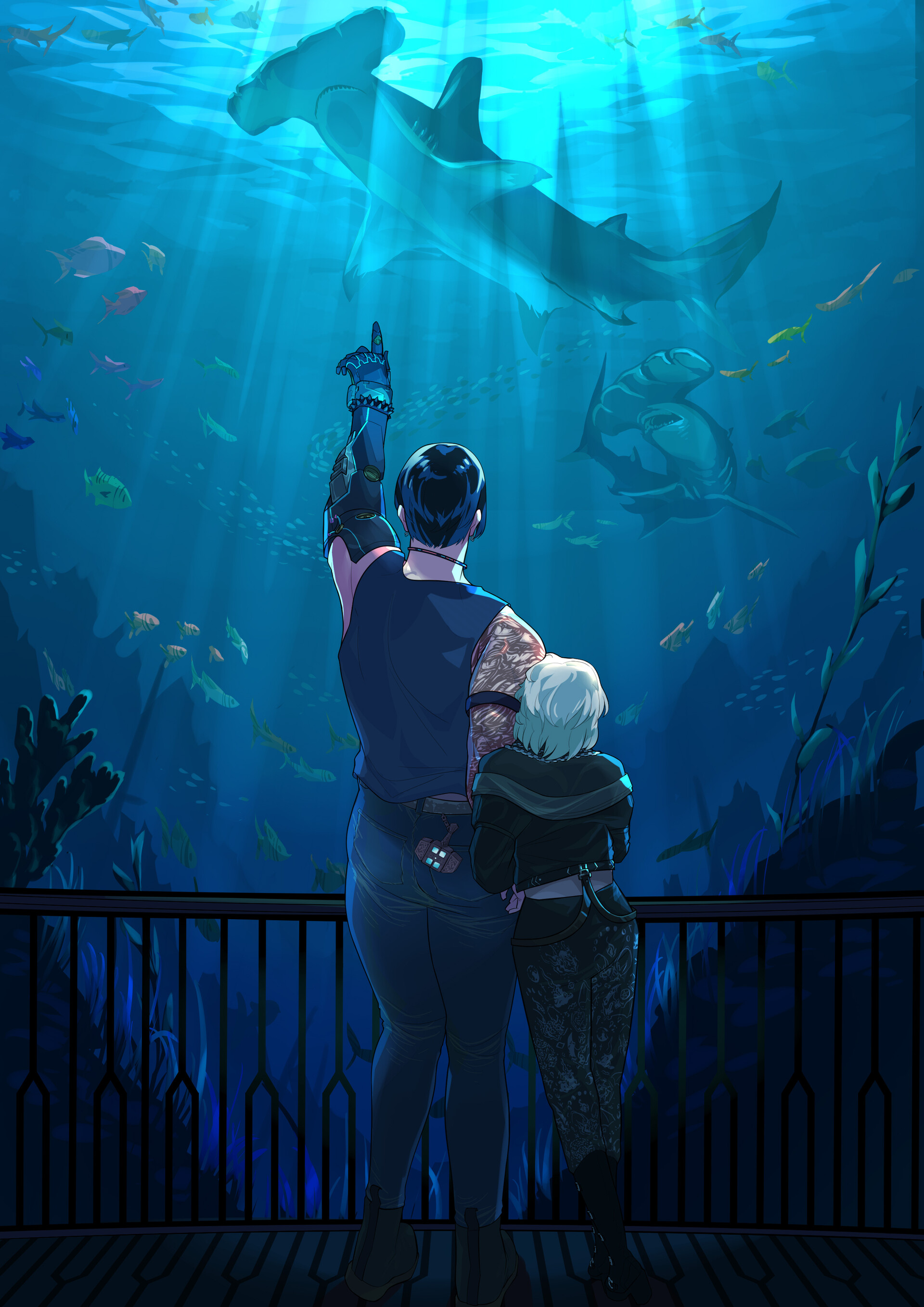 ArtStation - FFxiv aquarium visit