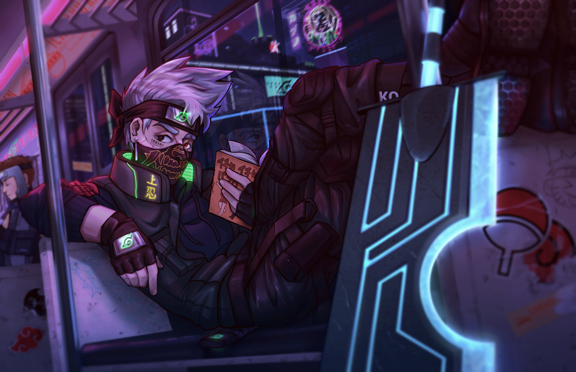ArtStation - Cyberpunk Kakashi