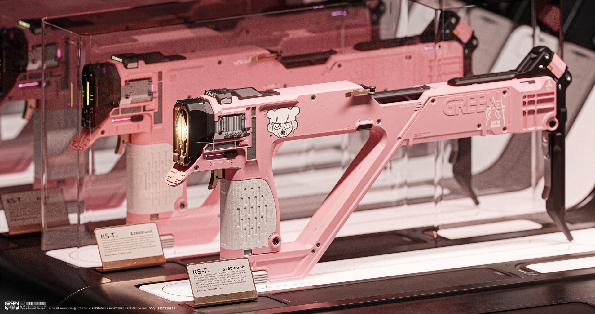 ArtStation - KS-T Particle Beam Shooting Weapon