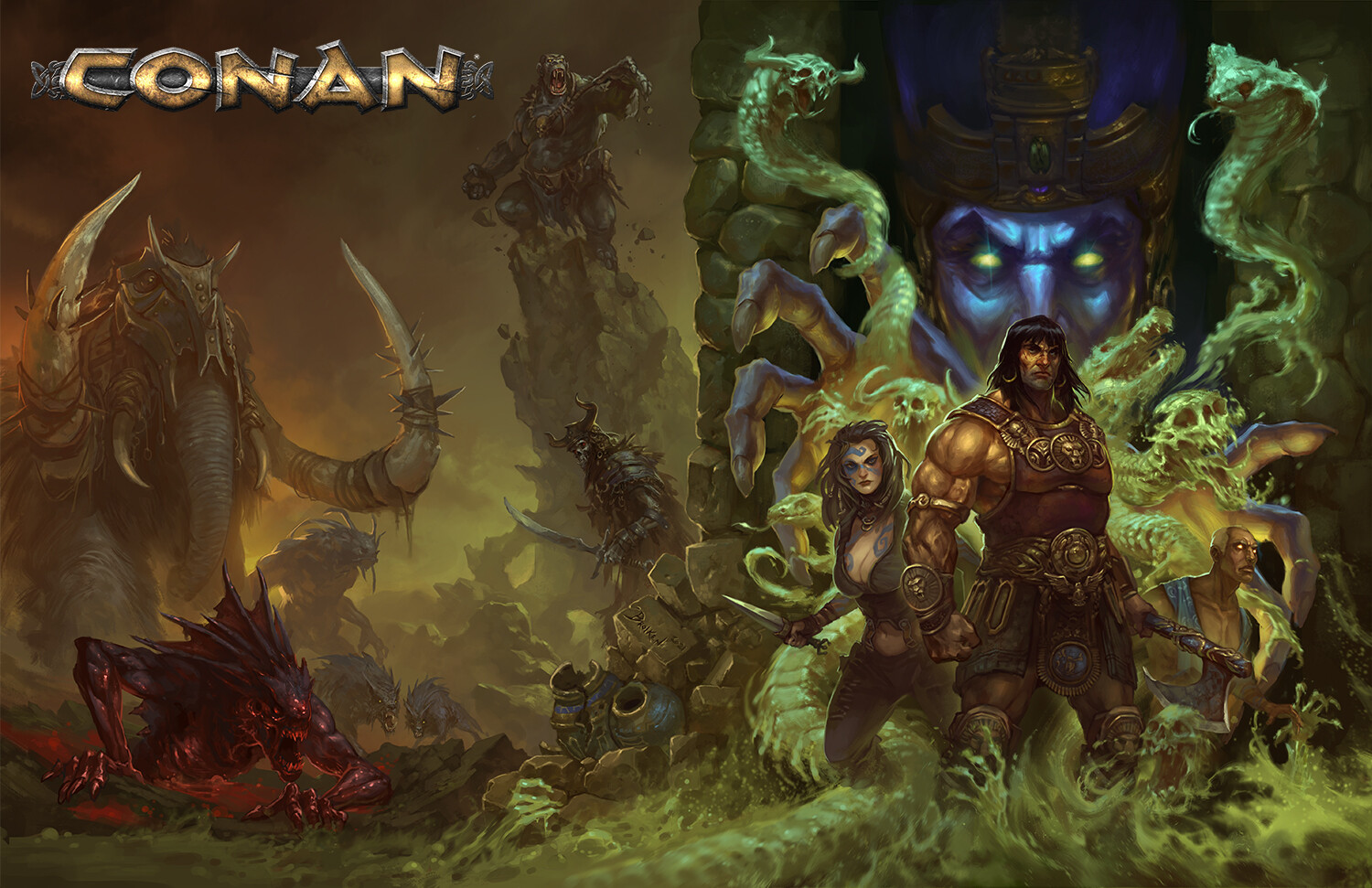 ArtStation - Conan cover