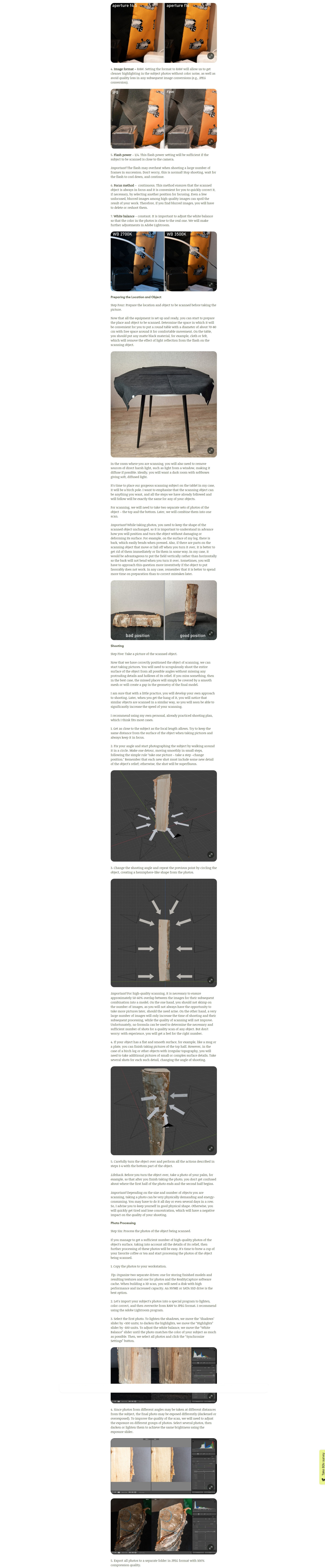 Alexey Gorinov - Step-by-step guide to 3D scanning objects at home - article for 80lvl