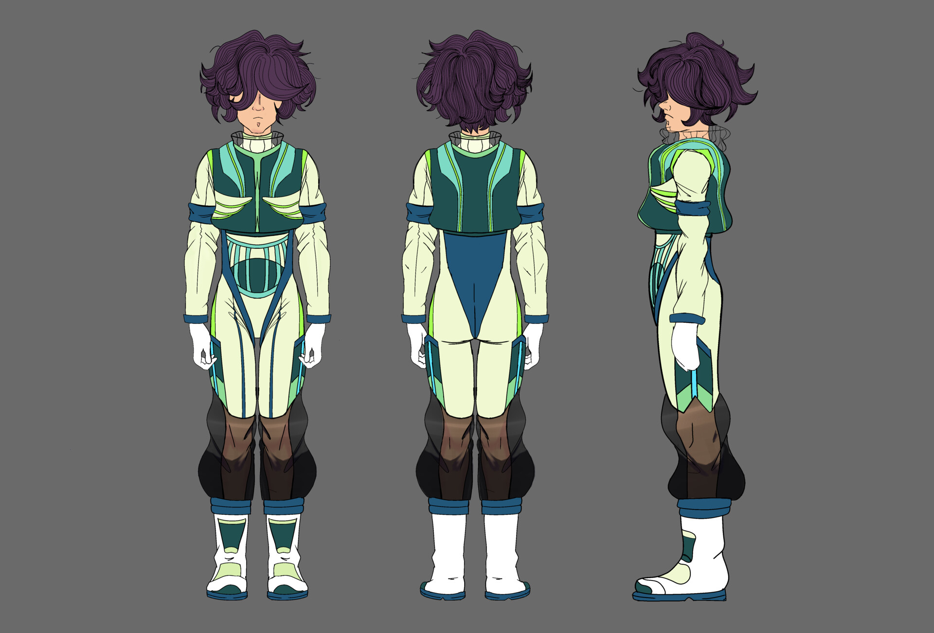 ArtStation - Submarine Pilot Character Design and Expressions