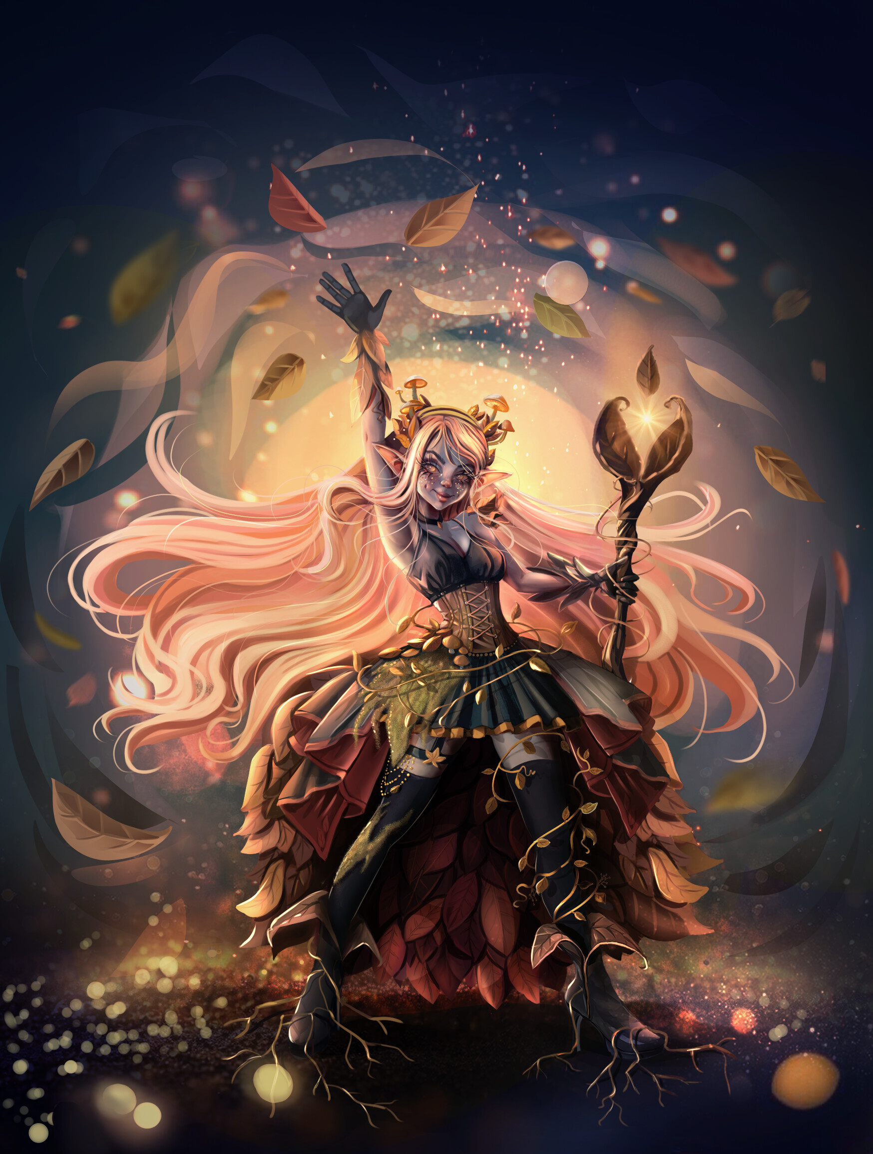 ArtStation - Season personification