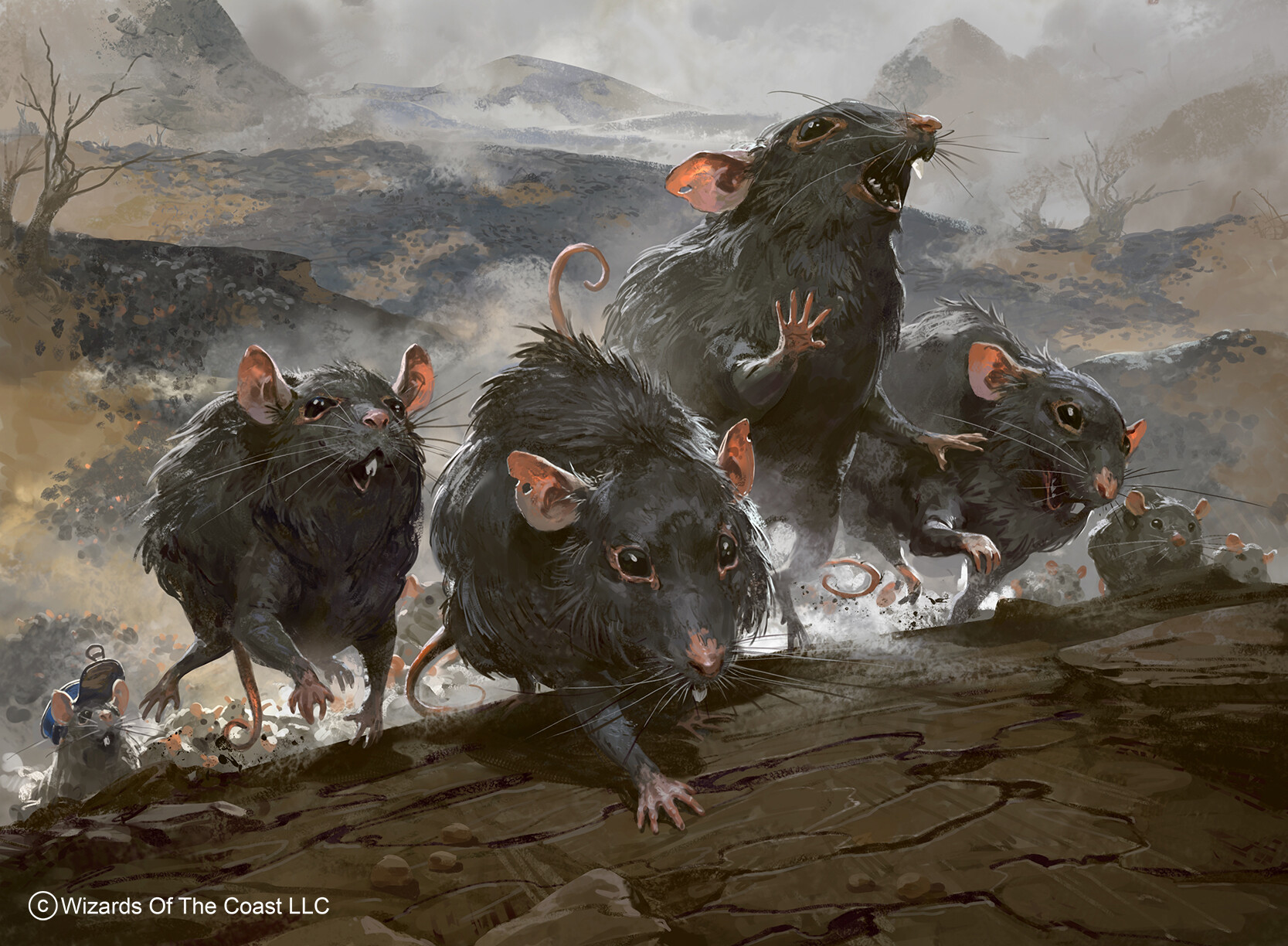 ArtStation - Magic The Gathering - Revenge Of The Rats