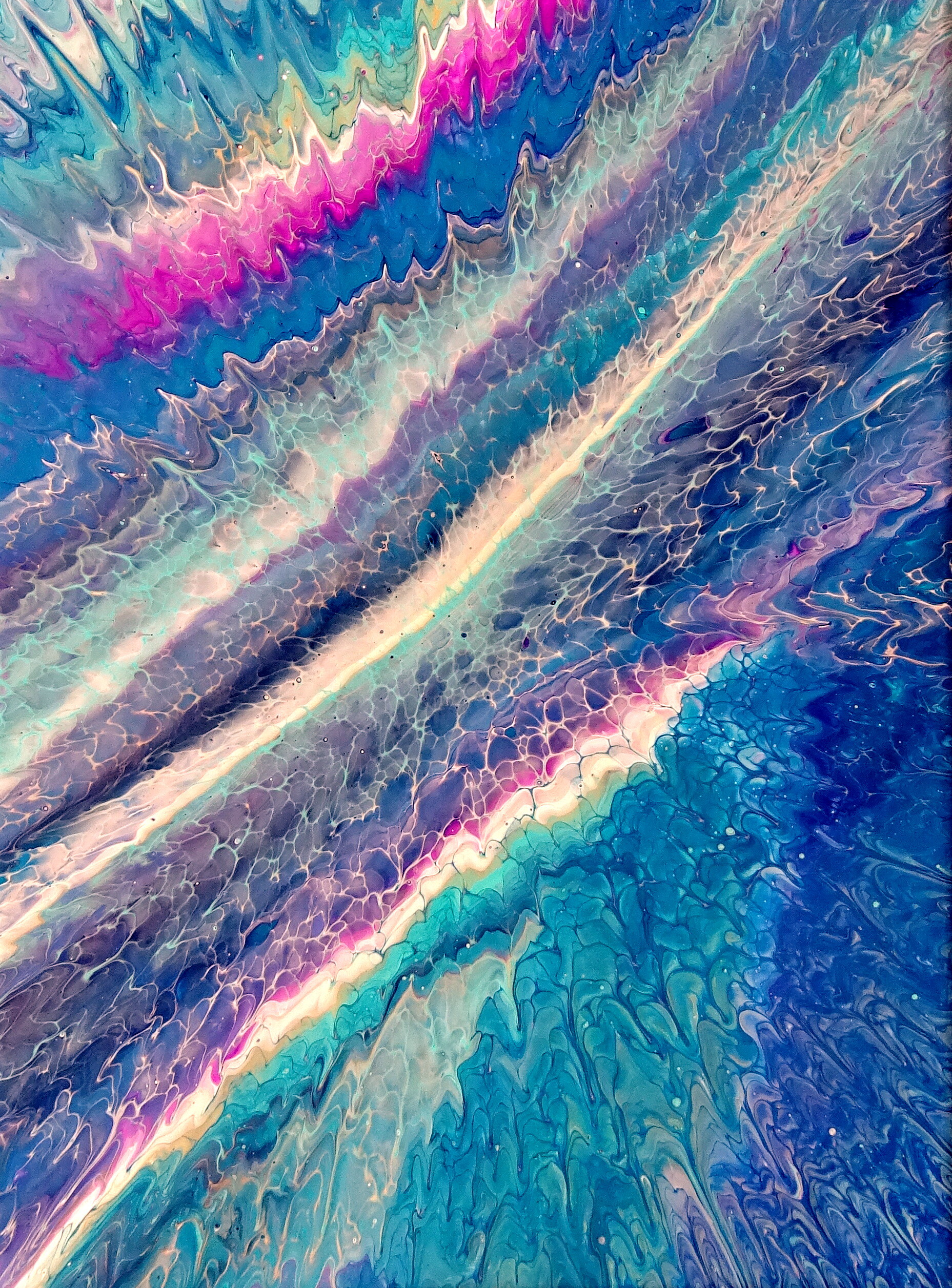 Fiona Art - Mesmerizing Fluid Art With Motorized Spinner And Silicone Oil!