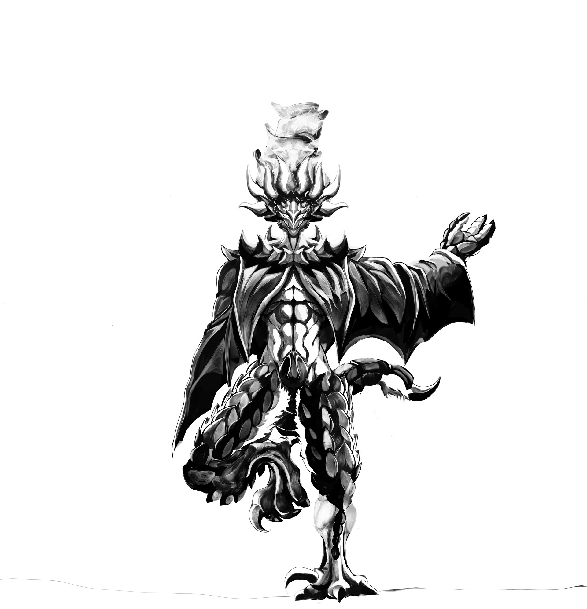 ArtStation - raszageth "humanoid" form