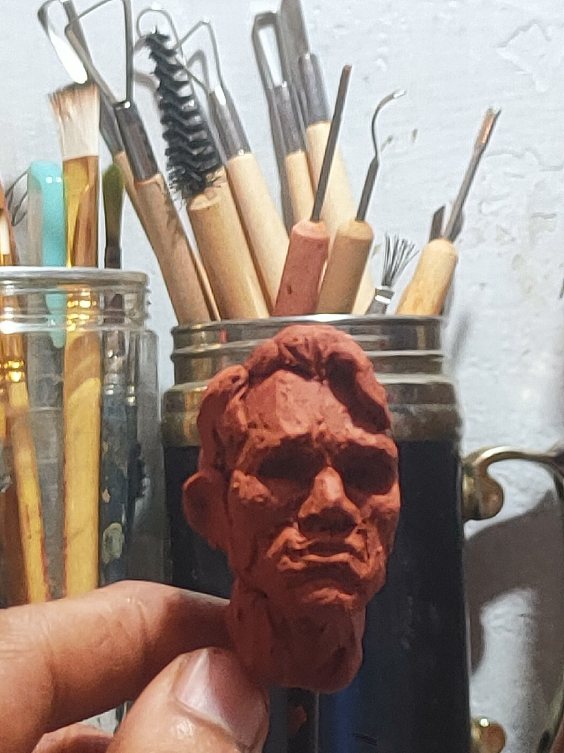 ArtStation - Miniature Head Modelling Practice