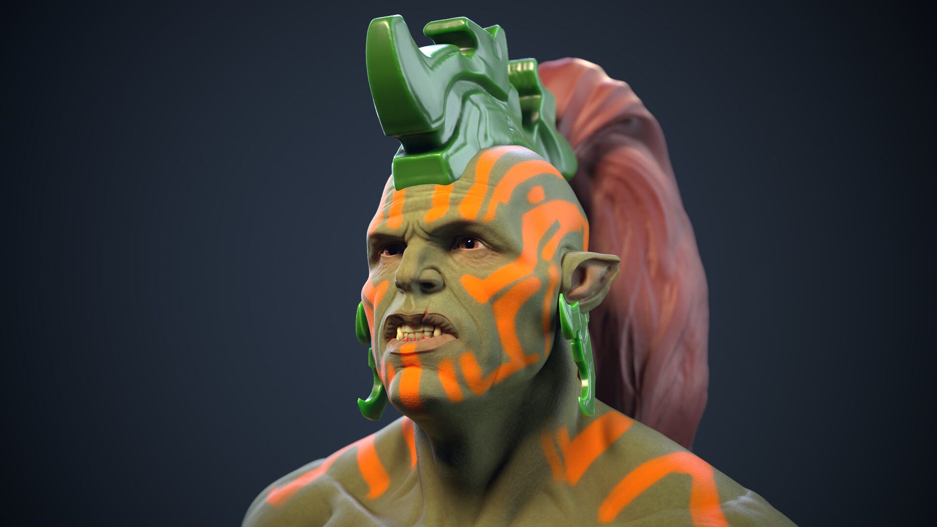 ArtStation - Sculpting practice - Orken