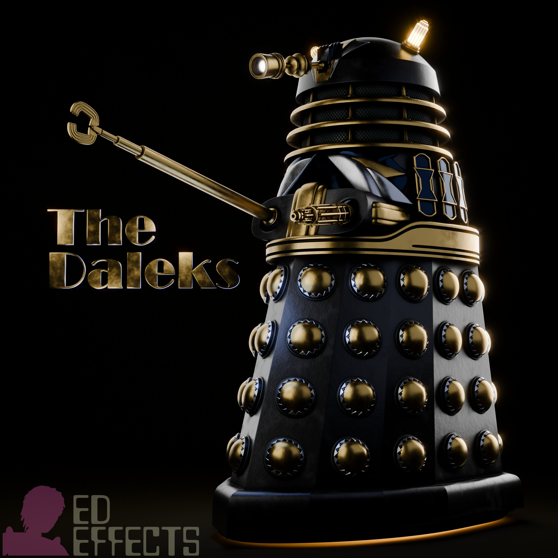 ArtStation - Art Deco Dalek
