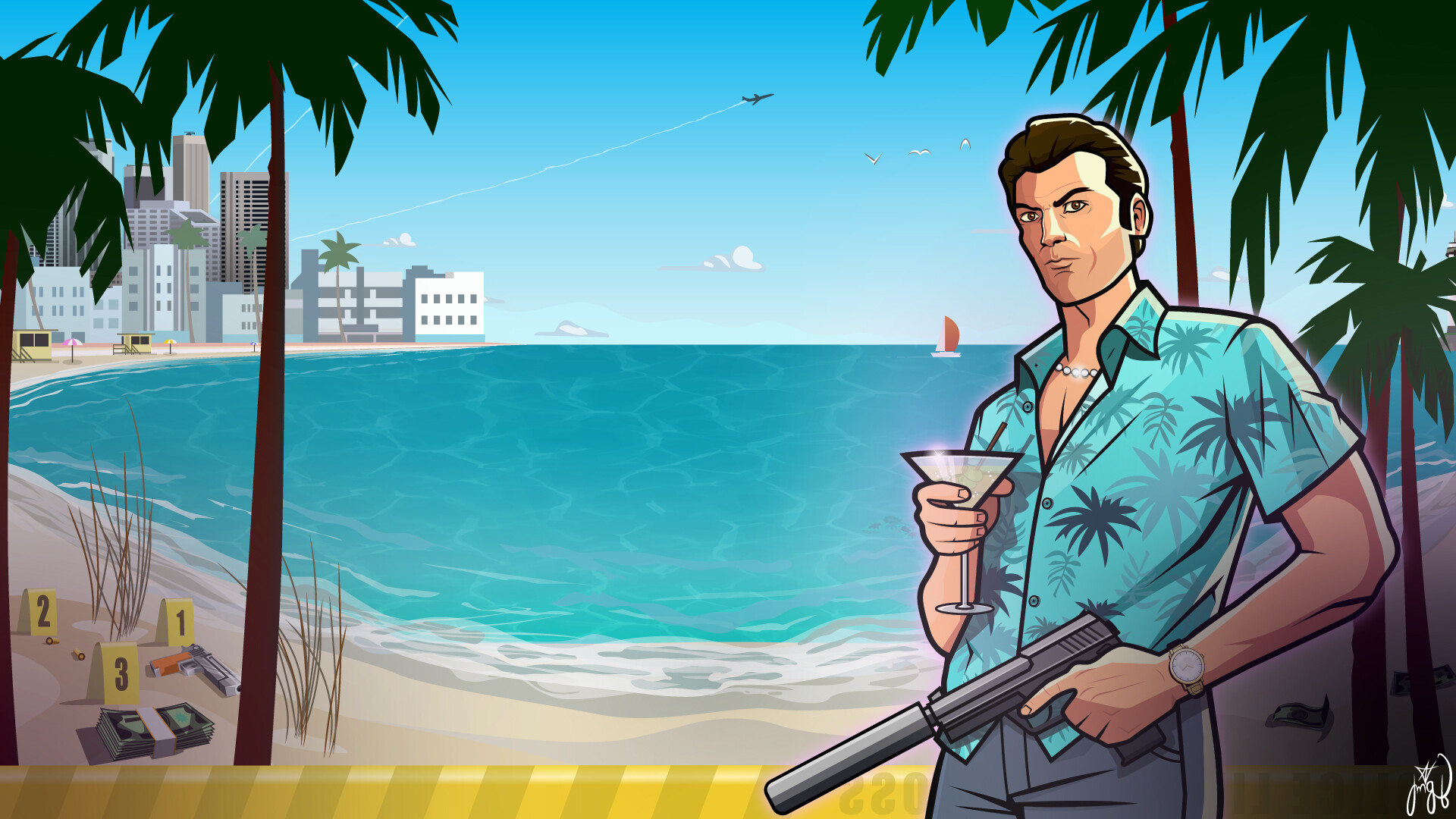 ArtStation - [vector/arts/gta]