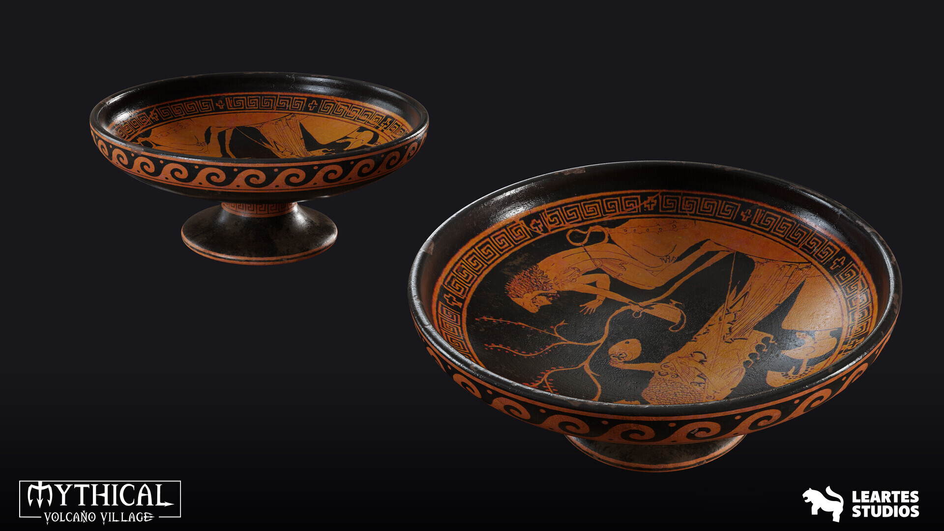 Leartes Studios - Props | Mythical Volcano Village Megapack