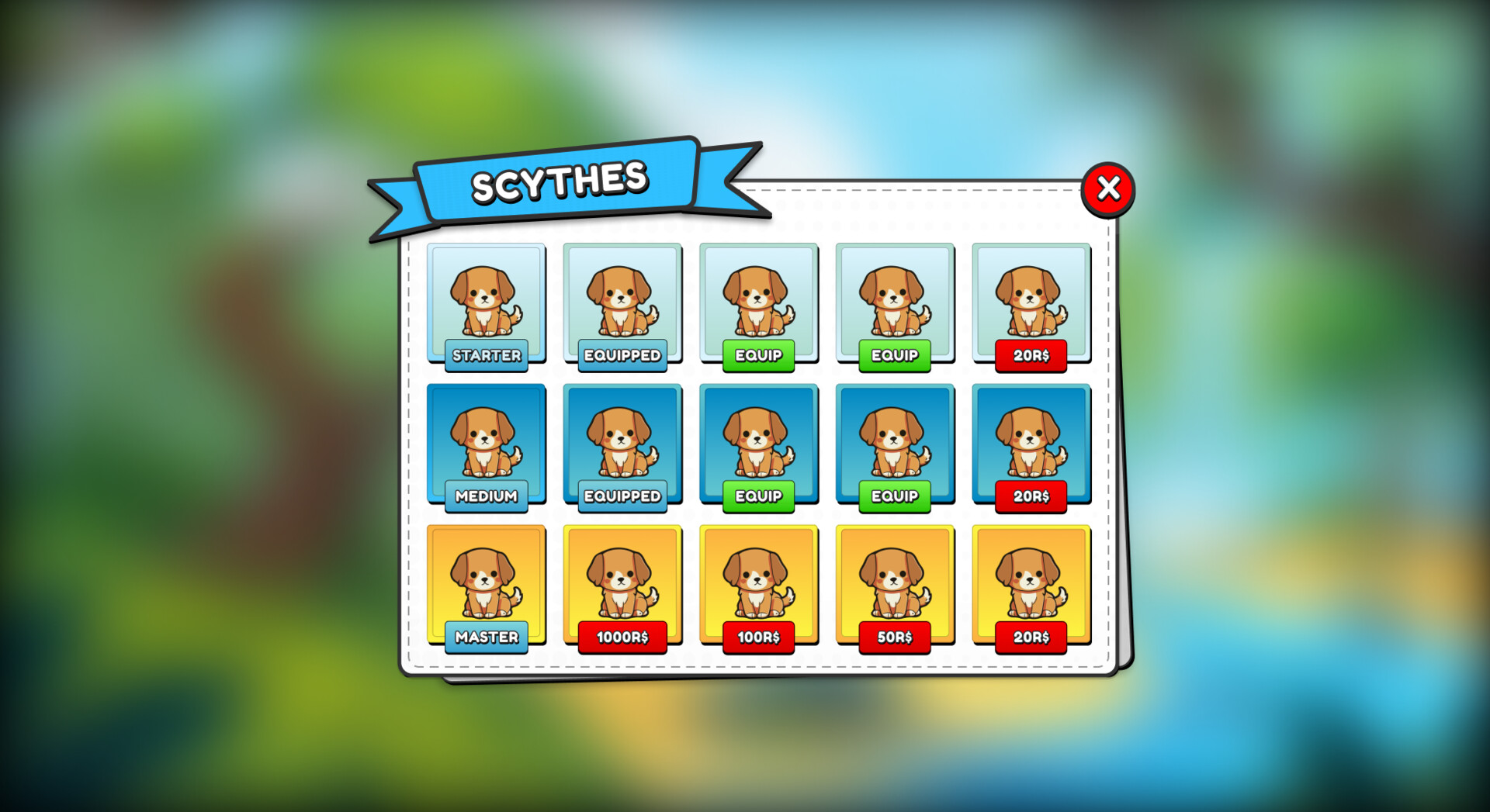 Solys Game User Interface Designer - Cartoony Sim Child Friendly Game UI UX Design