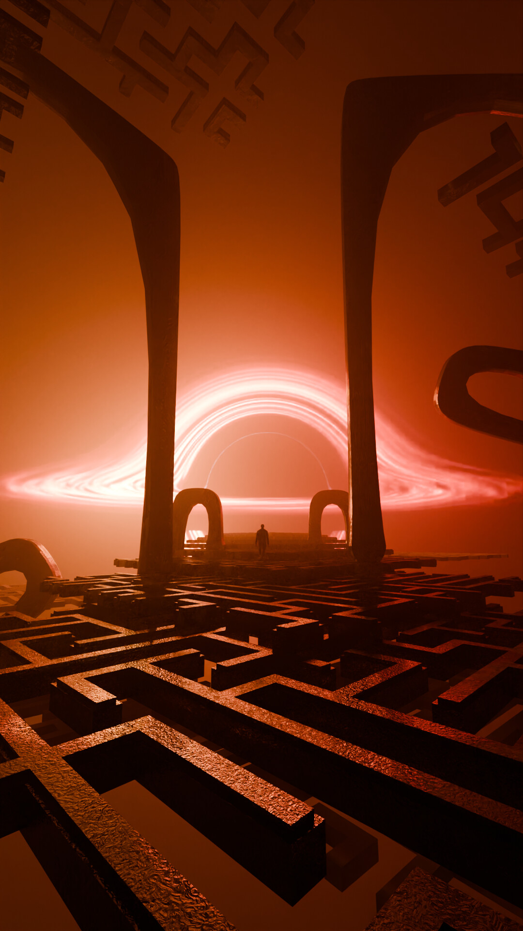 ArtStation - black hole render