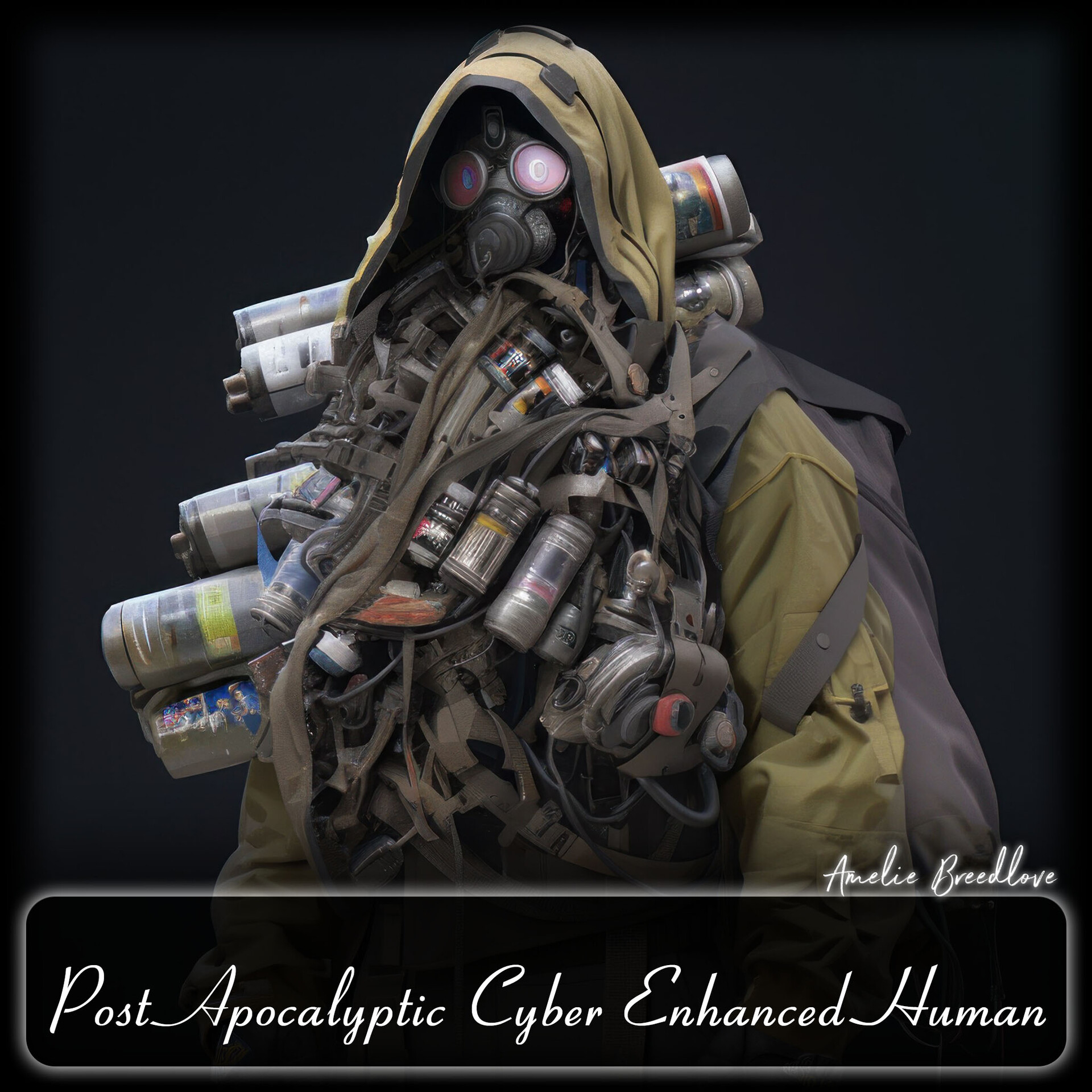 ArtStation - 200 Post Apocalyptic Cyber Enhanced Human Reference Pack ...