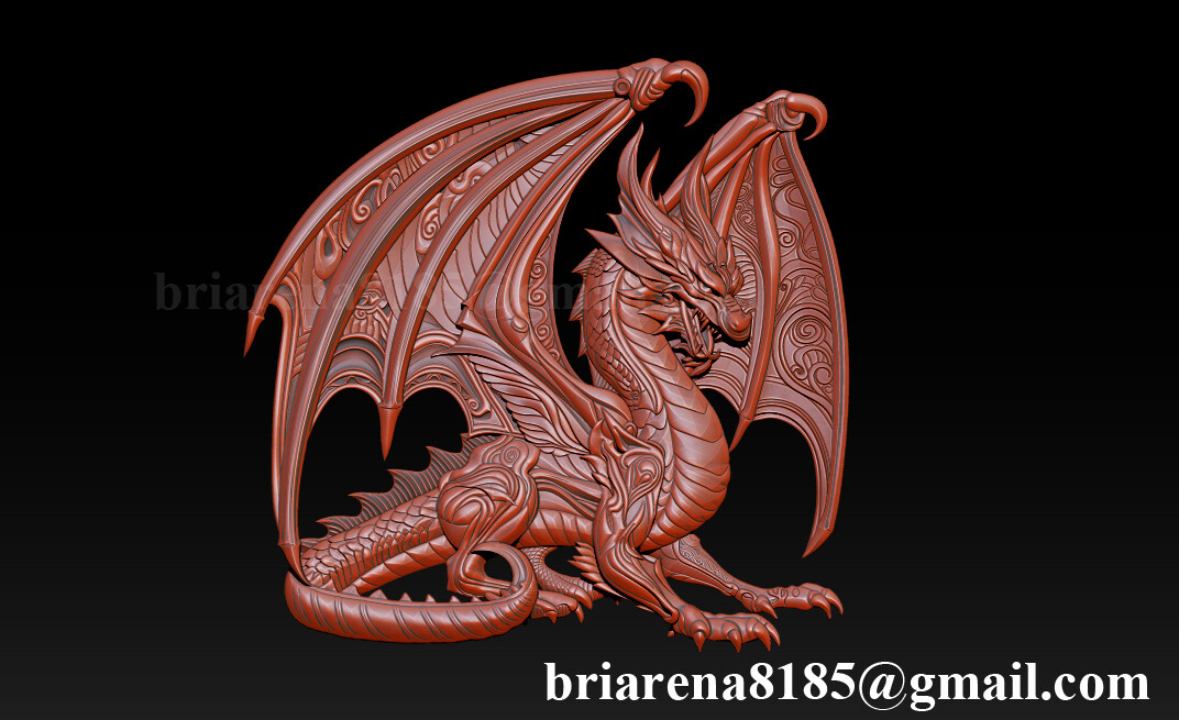 ArtStation - Design relief models for cnc routers with STL and OBJ formats