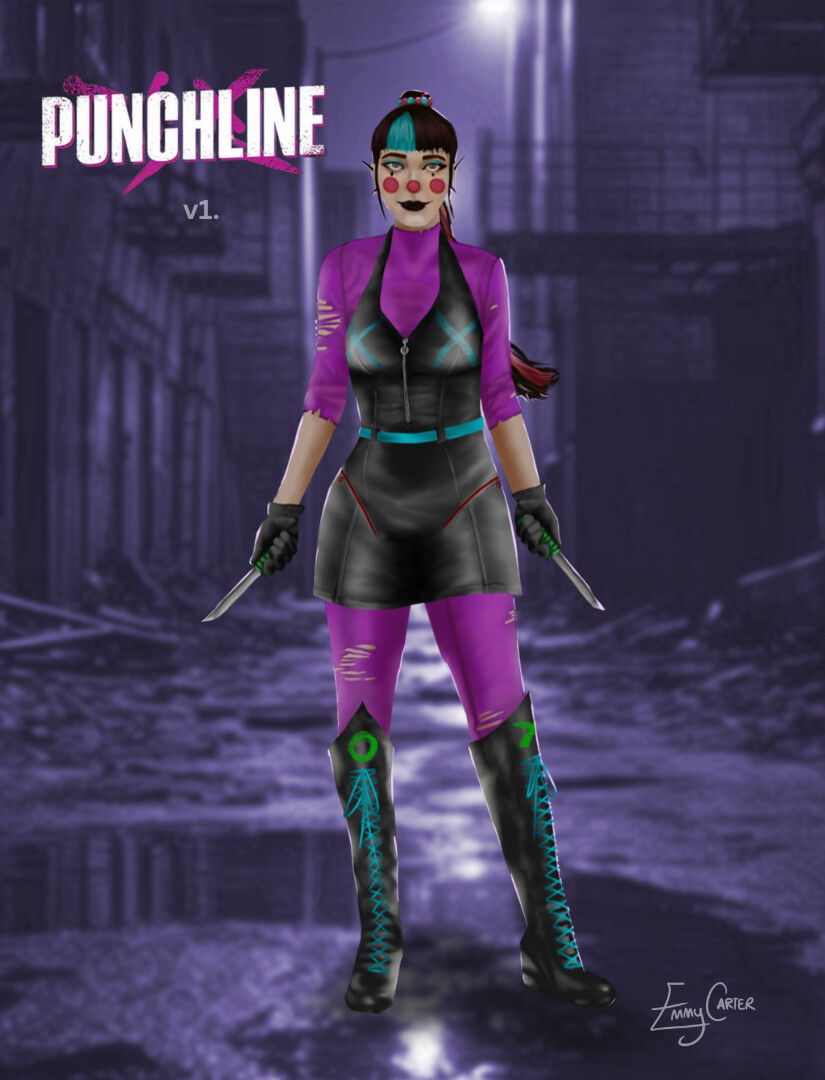 ArtStation - PUNCHLINE - Costume Concept Art