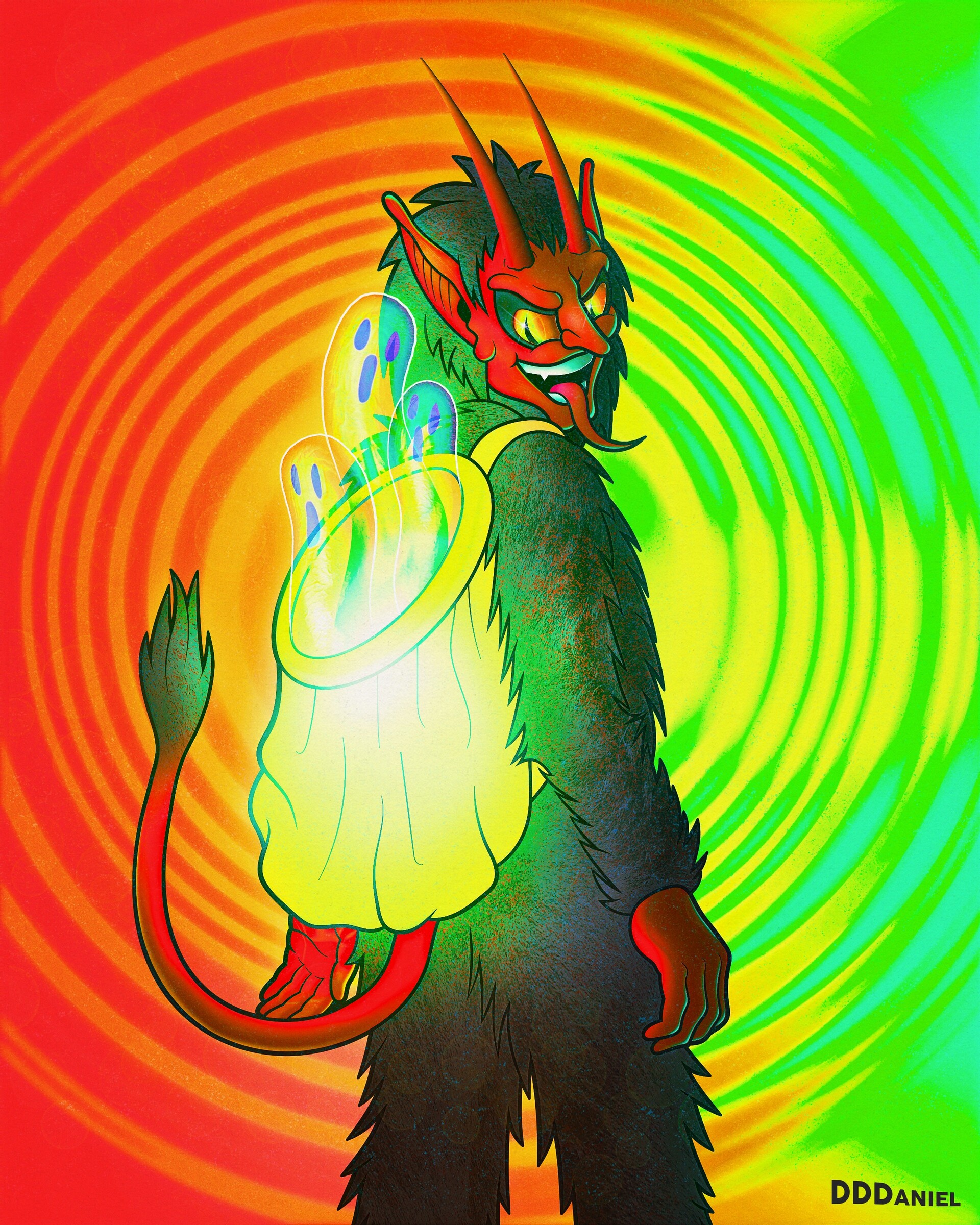 Daniel Daringer - Krampus Illustrations