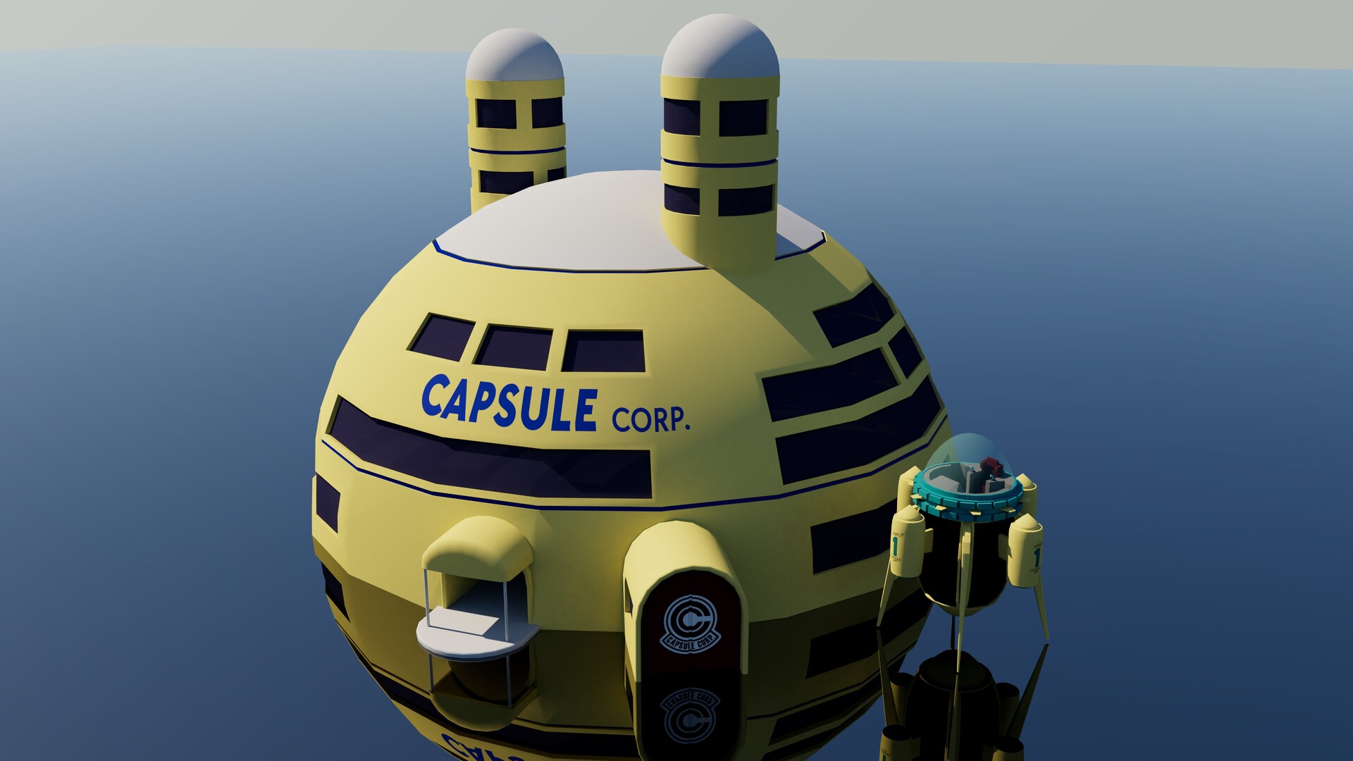 ArtStation - Capsule Corp and Time Machine